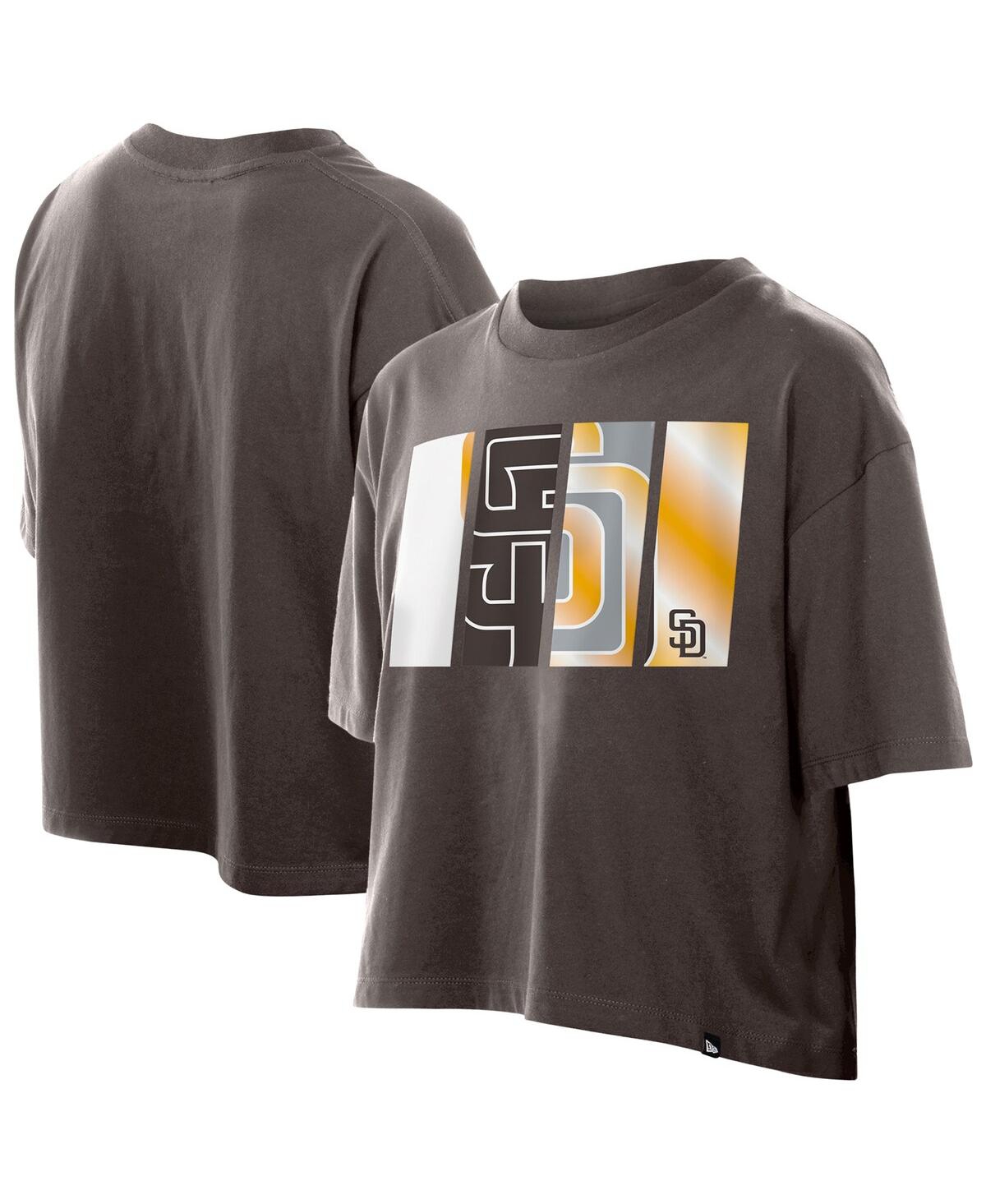 Click here for New Era Mens Brown San Diego Padres Boxy Foil Logo... prices