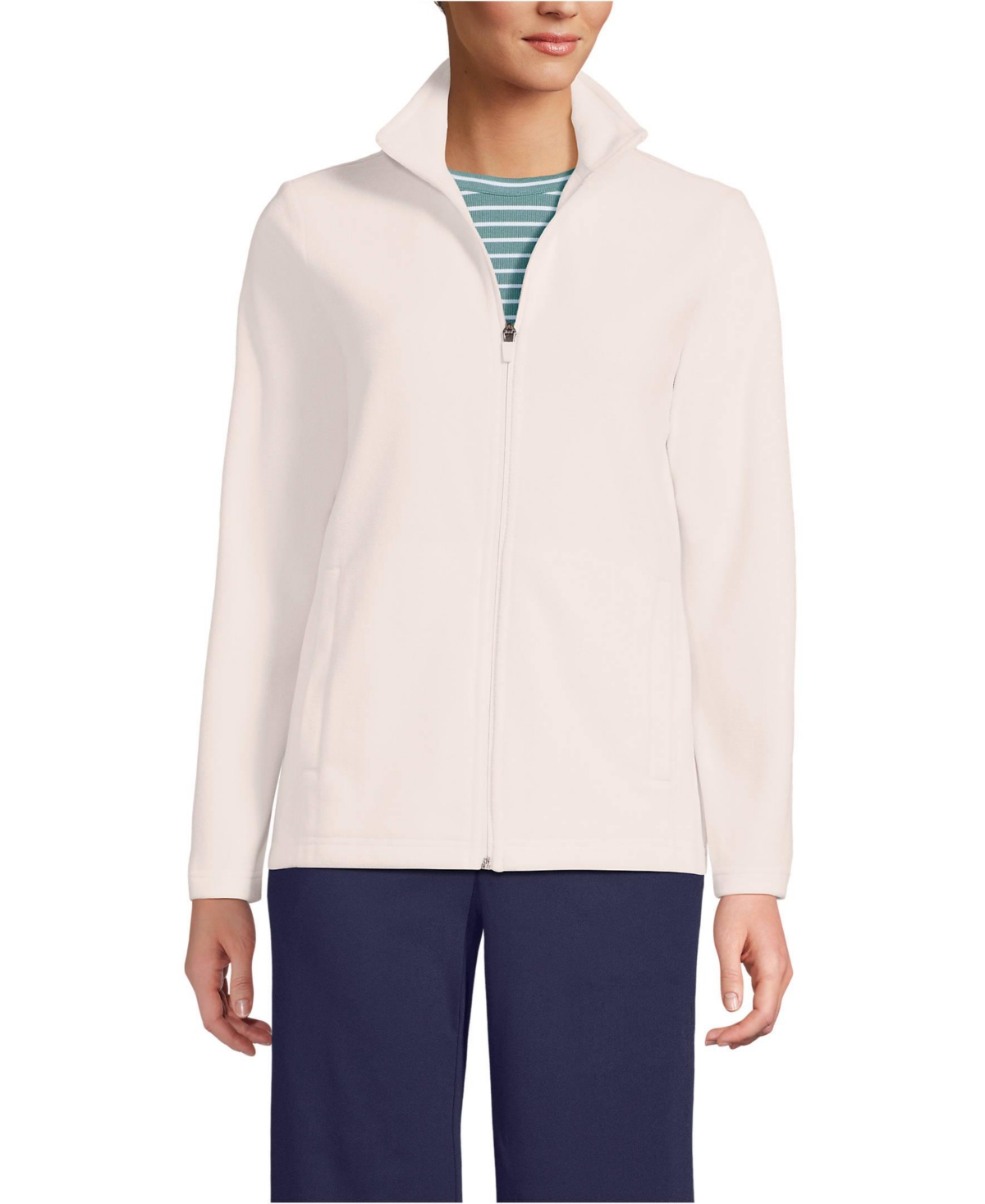 Click here for Lands End Womens Anyweather Fleece Full Zip Jacket... prices