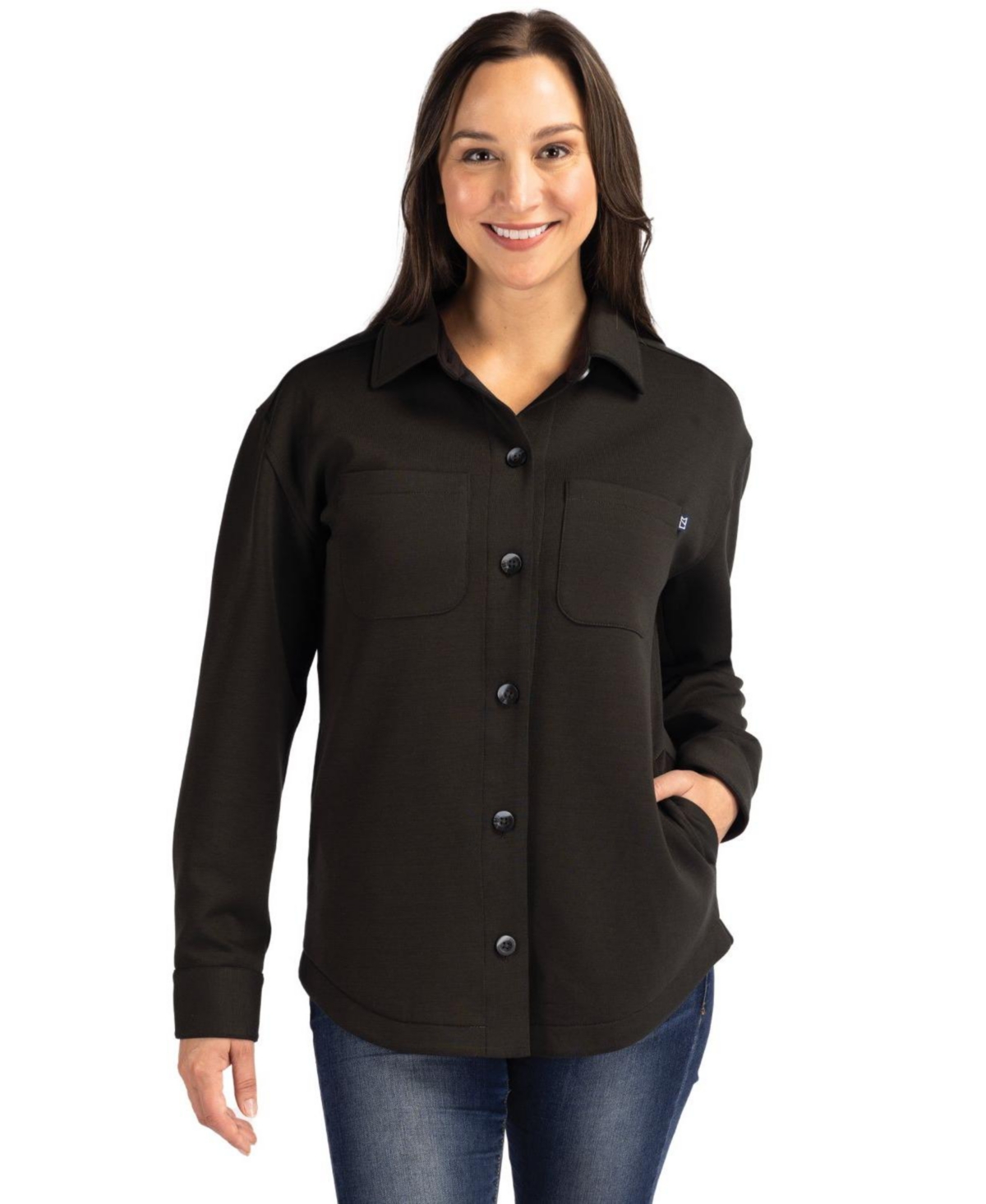 Click here for Cutter & Buck Roam Eco Recycled Womens Shirt Jacke... prices