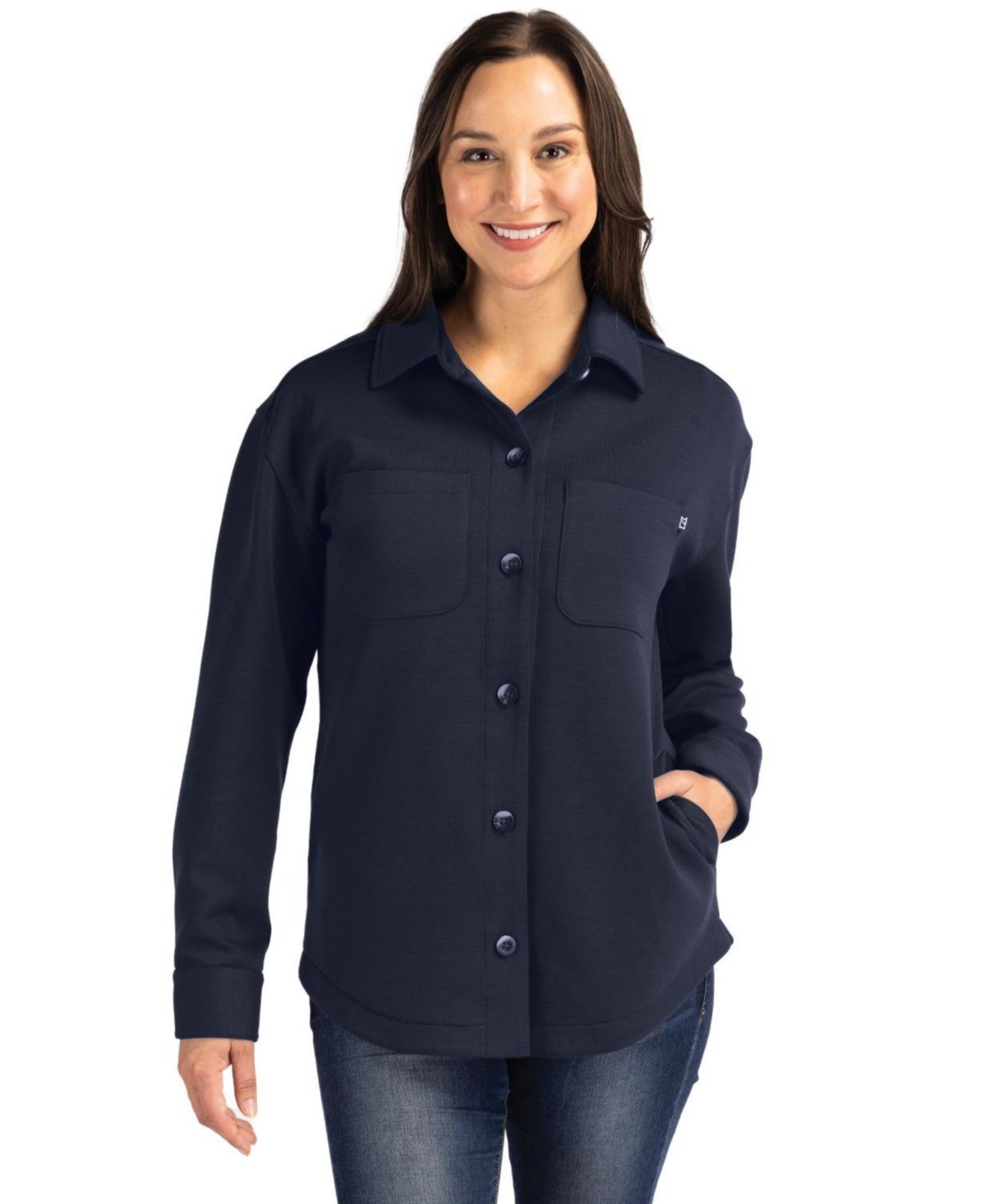 Click here for Cutter & Buck Roam Eco Recycled Womens Shirt Jacke... prices