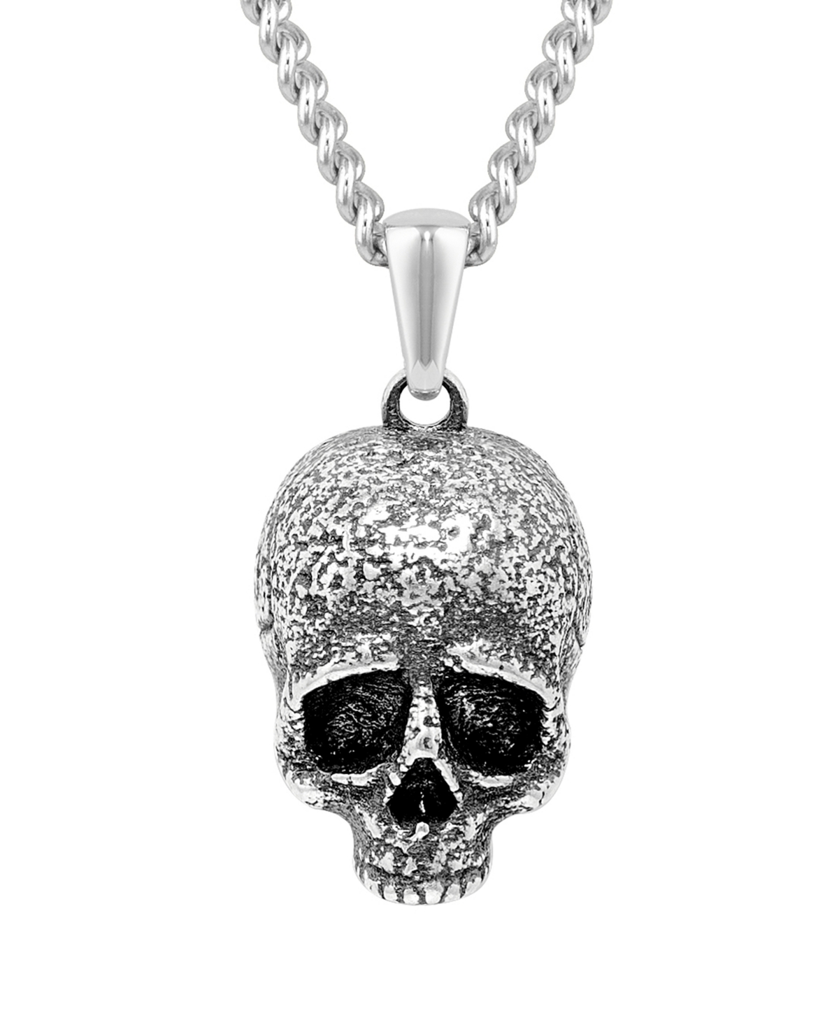 Click here for Vincero Mens Memento Mori Skull Pendant in Sterlin... prices