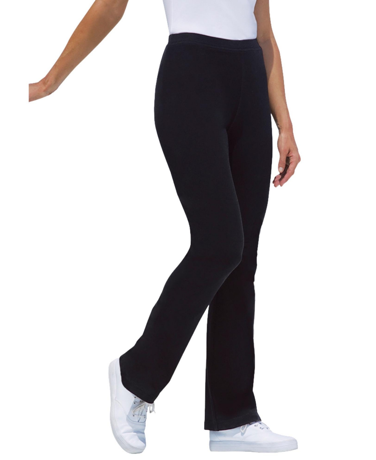 Click here for Woman Within Plus Size Within Stretch-Cotton Knit... prices