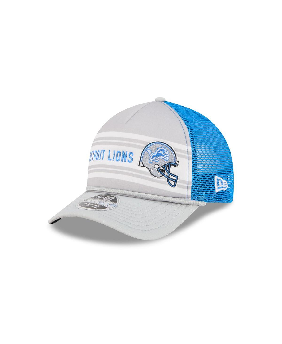 Click here for New Era Mens Gray Detroit Lions Linear A-Frame 9FO... prices