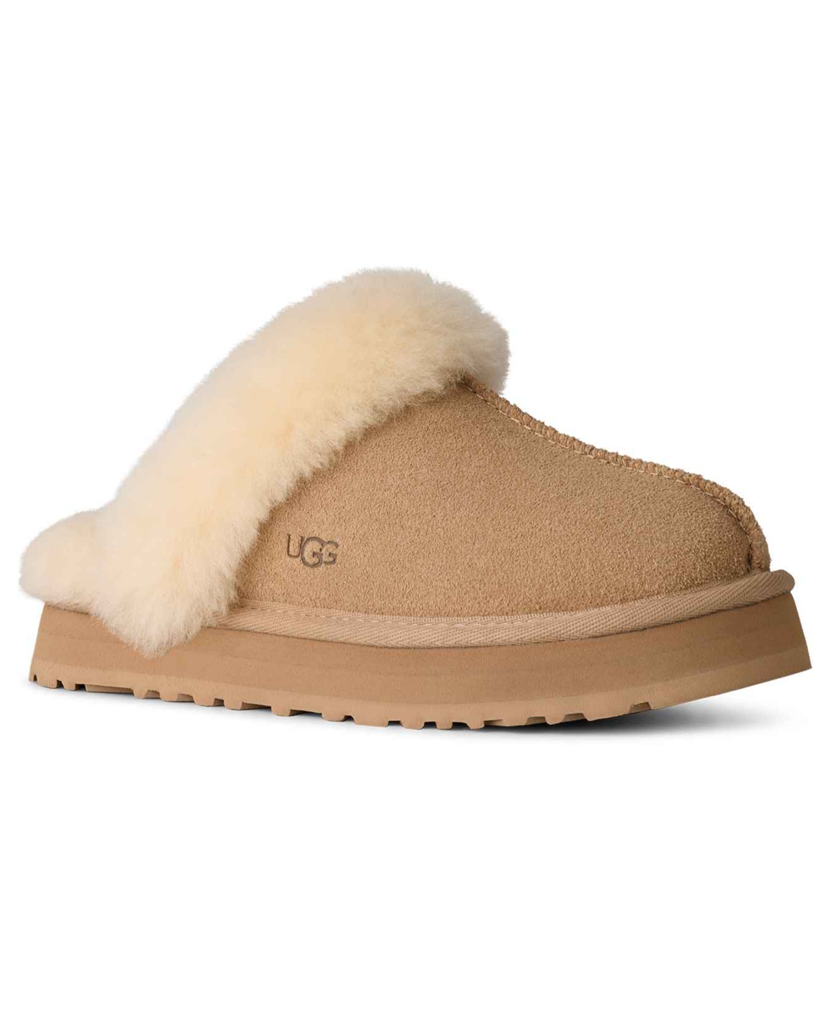Click here for Ugg Baby Girls Round Toe Disquette Slippers - Sand prices