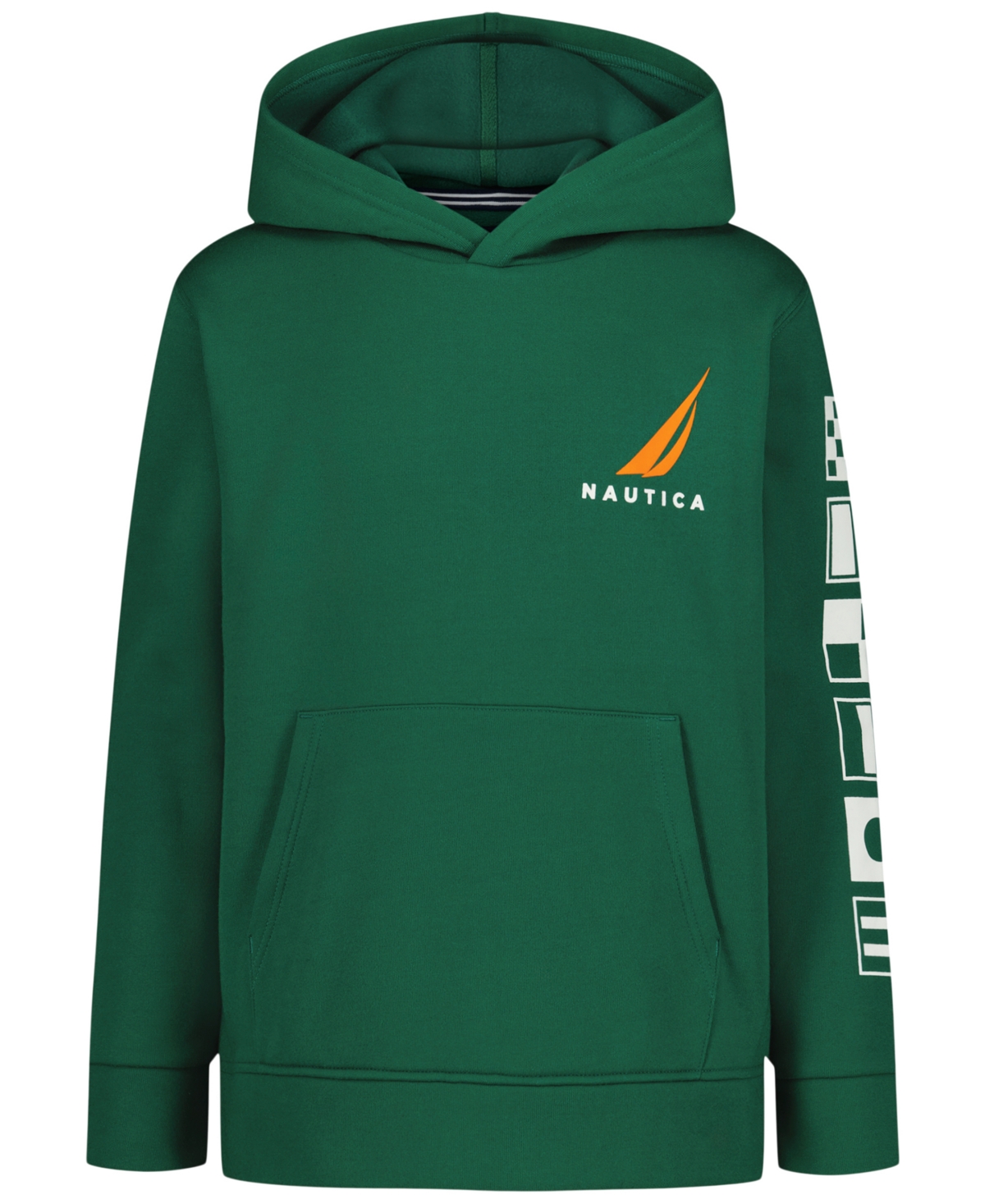 Click here for Nautica Boys 8-20 Flag Pullover Hoodie - Evergreen prices
