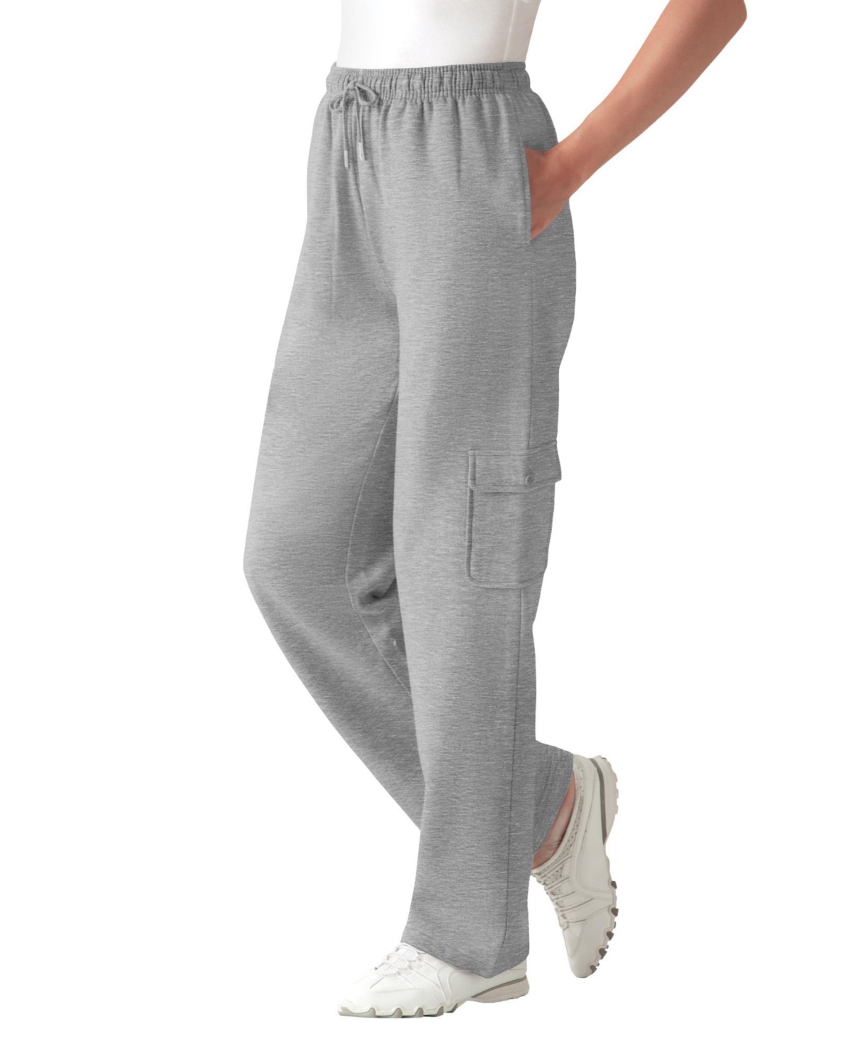 Click here for Woman Within Womens Within Better-Fleece Pull-On C... prices