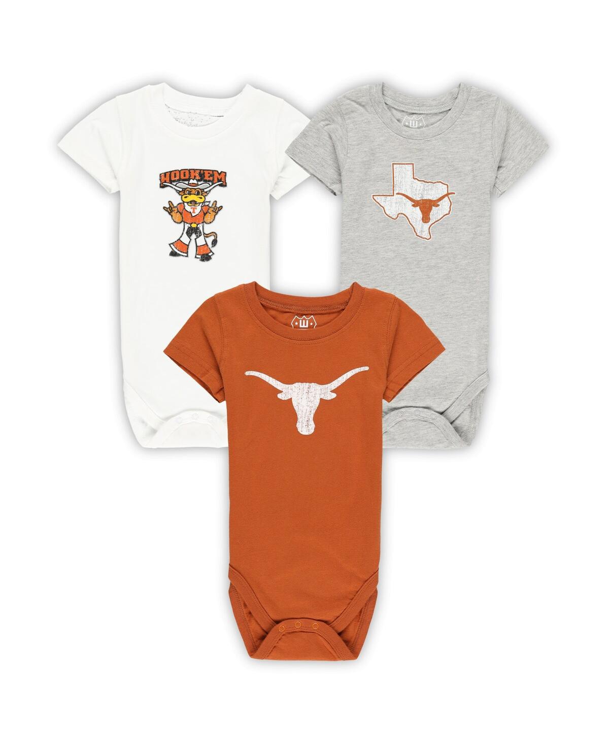 Click here for Wes & Willy Baby Boys and Girls Texas Longhorns 3-... prices