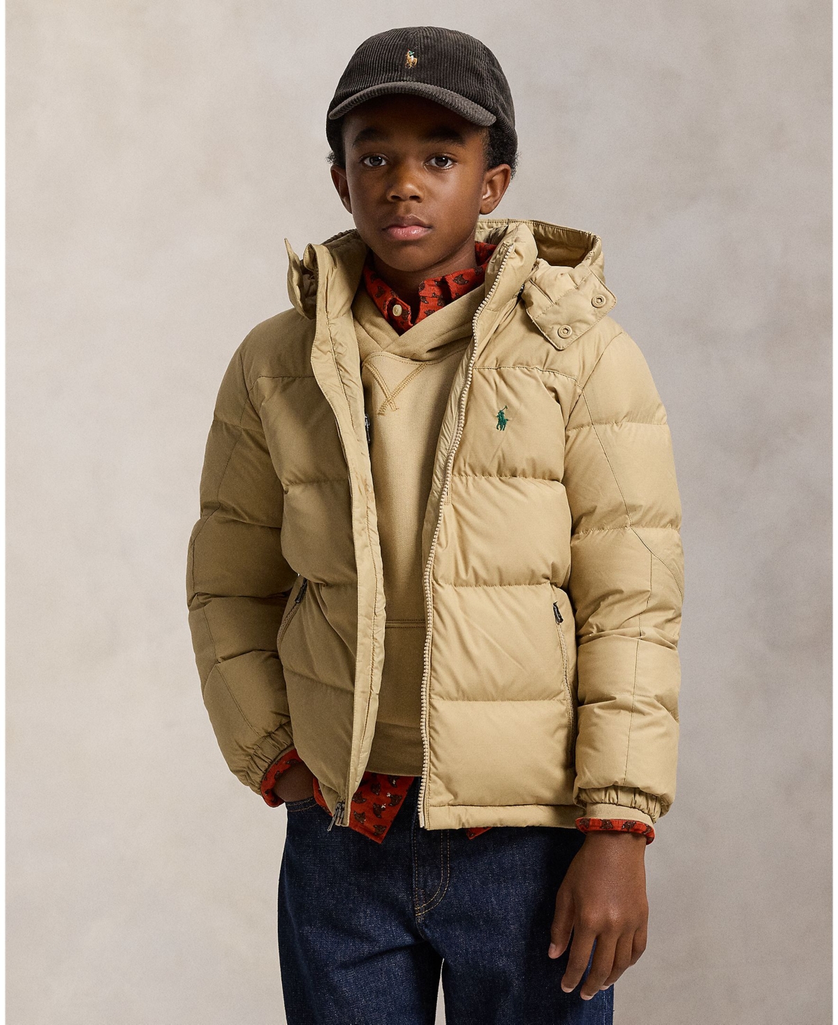 Click here for Polo Ralph Lauren Big Boys Ripstop Down Hooded Jac... prices