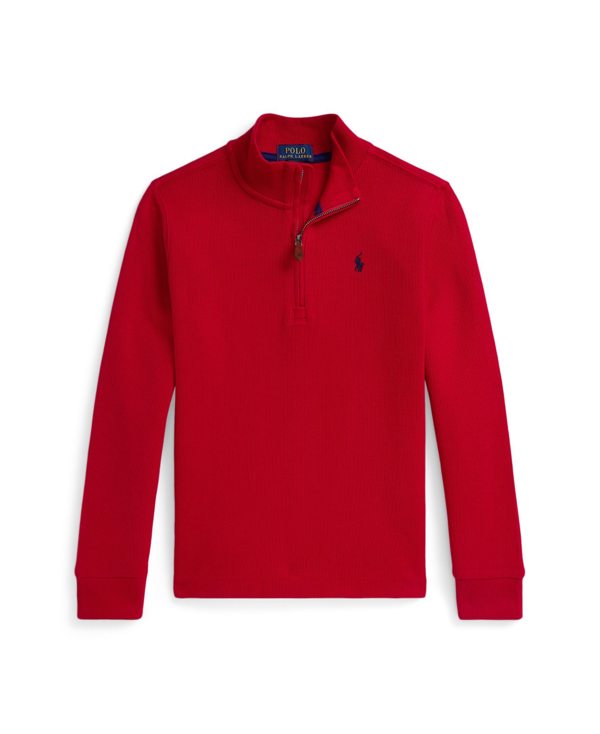 Click here for Polo Ralph Lauren Boys 2-7 Quarter-Zip Shirt - Red prices