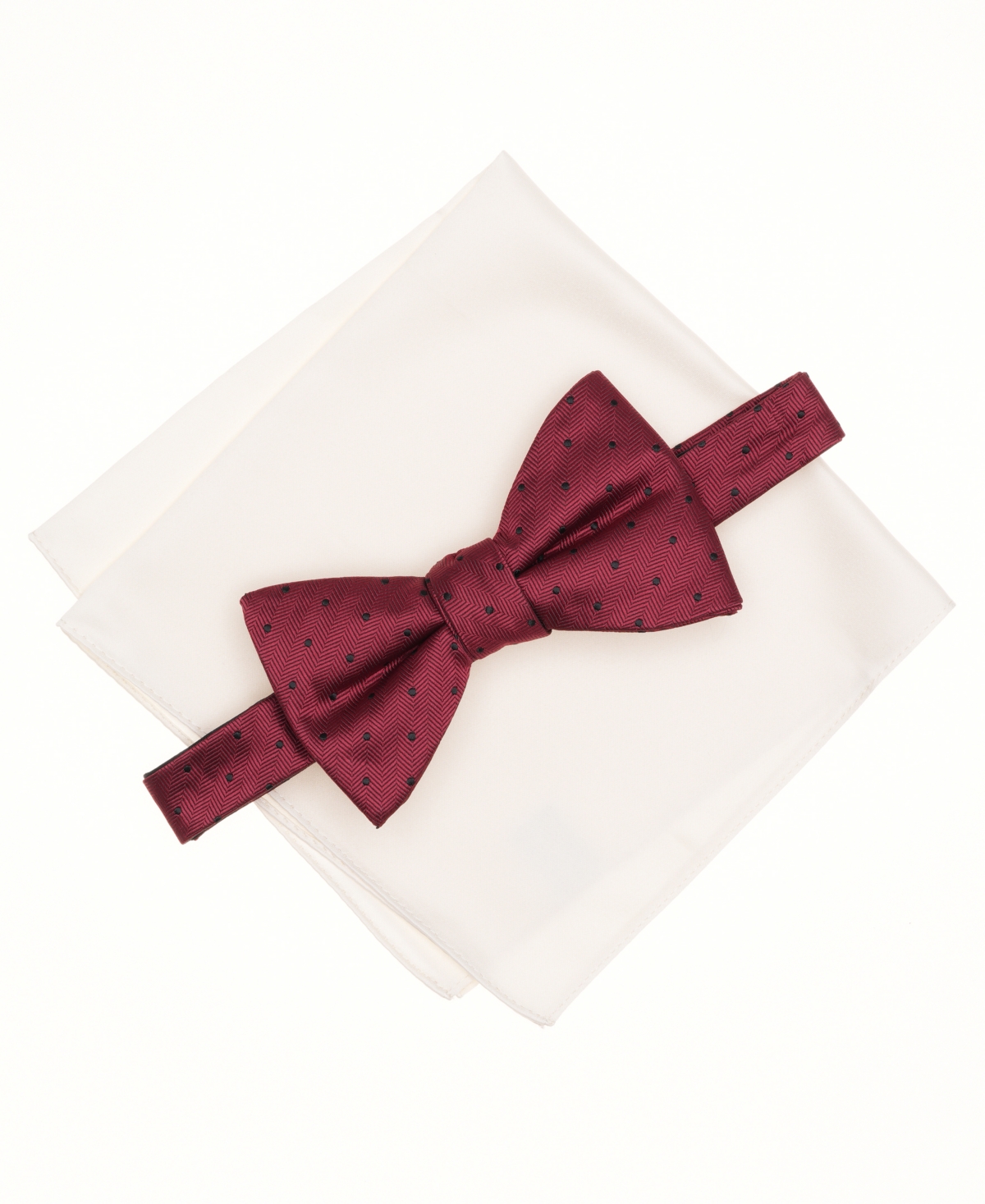 Click here for Alfani Mens Geo-Pattern Bow Tie & Solid Pocket Squ... prices