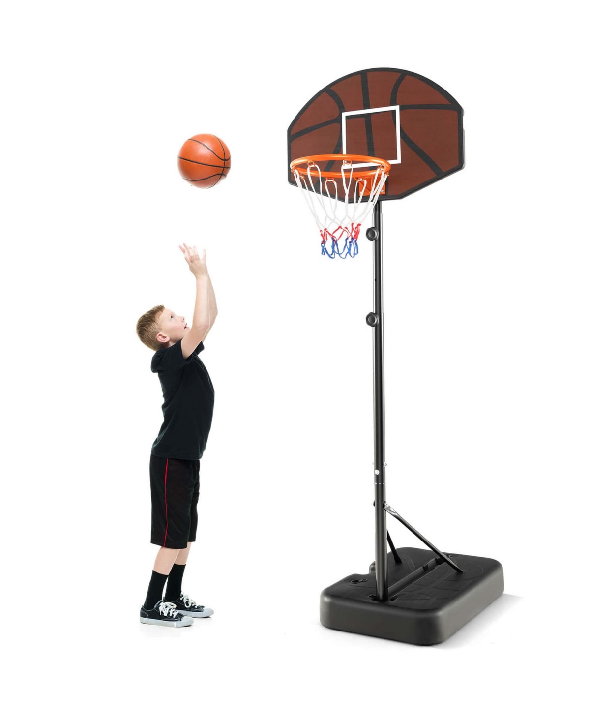 Click here for Basketball Hoop 5.6-6.5 Ft Height Adjustable for K... prices