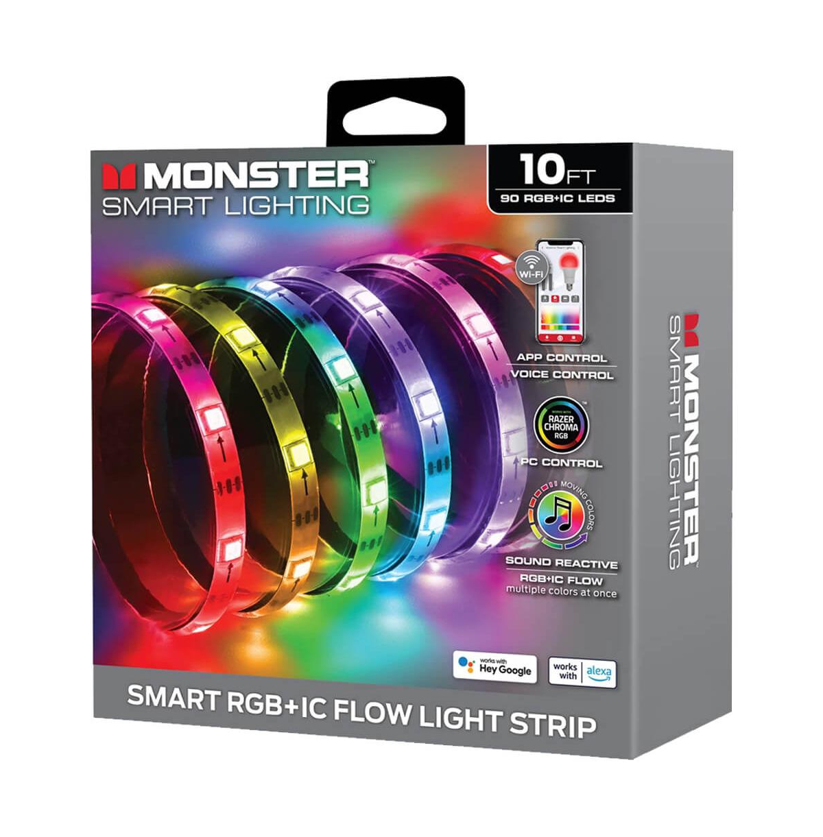 Click here for Monster 10 Ft. Sound Reactive Color Flow Indoor Le... prices