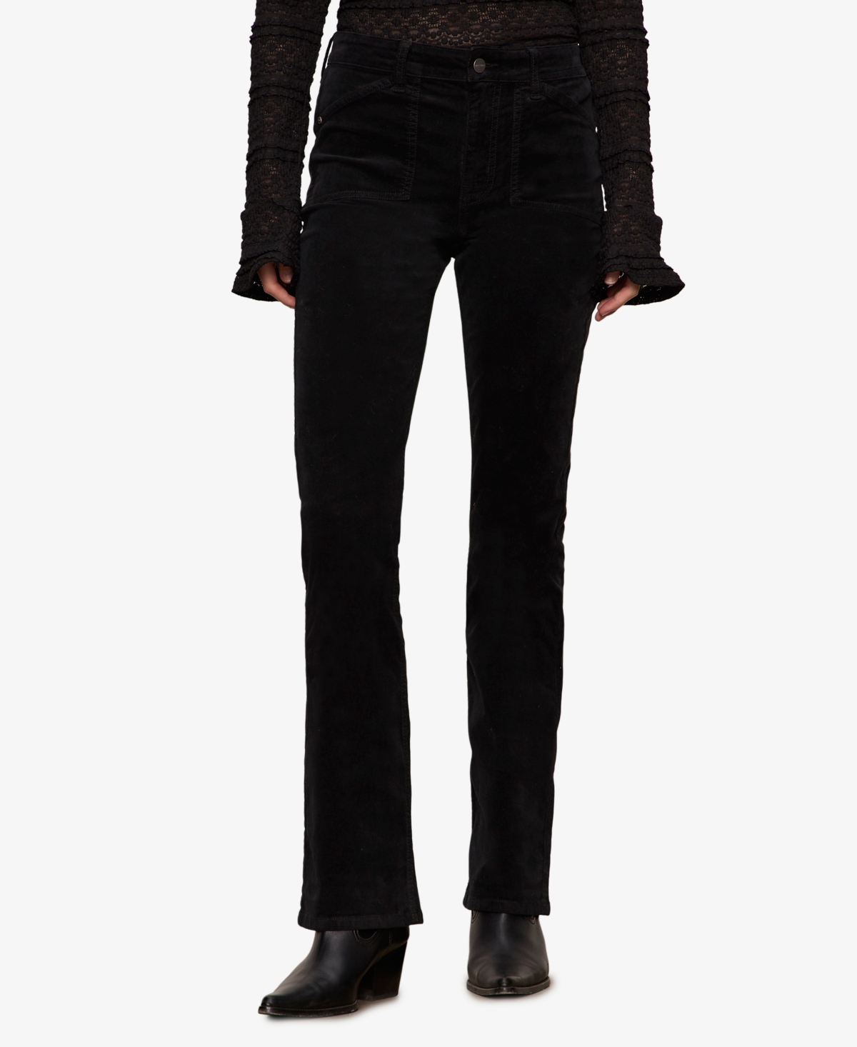 Click here for Sanctuary Womens Velveteen Brook Bootcut Stretch P... prices