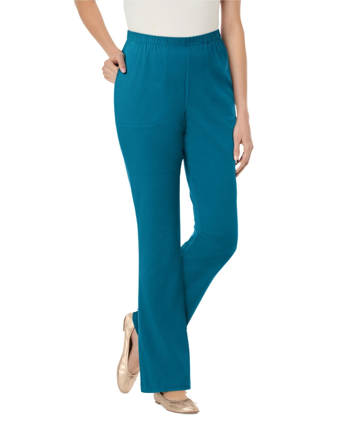 Click here for Woman Within Womens Within Fineline Stretch Denim... prices