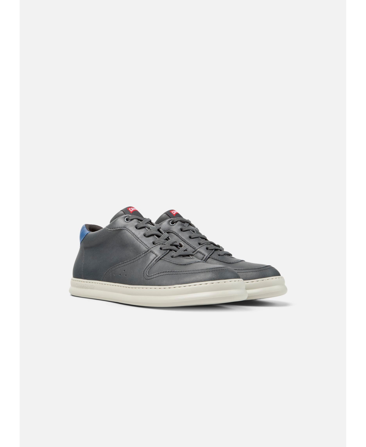Click here for Camper Mens Runner Four Leather Sneakers - Grey prices
