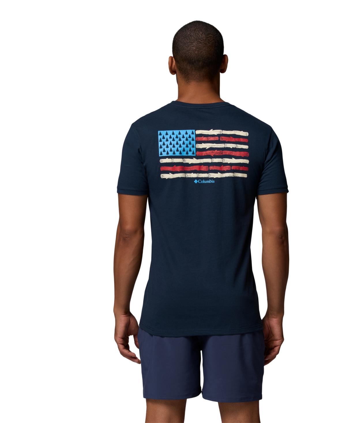 Click here for Columbia Mens Leeno Graphic T-Shirt - Columbia nav... prices