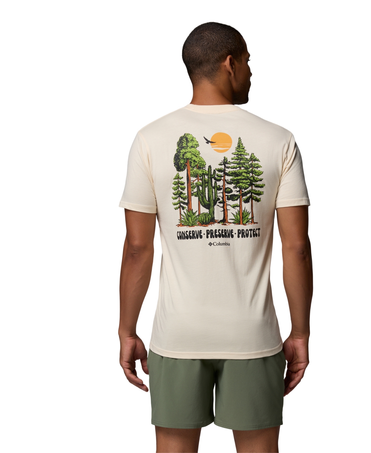 Click here for Columbia Mens Armor Graphic T-Shirt - Chalk prices