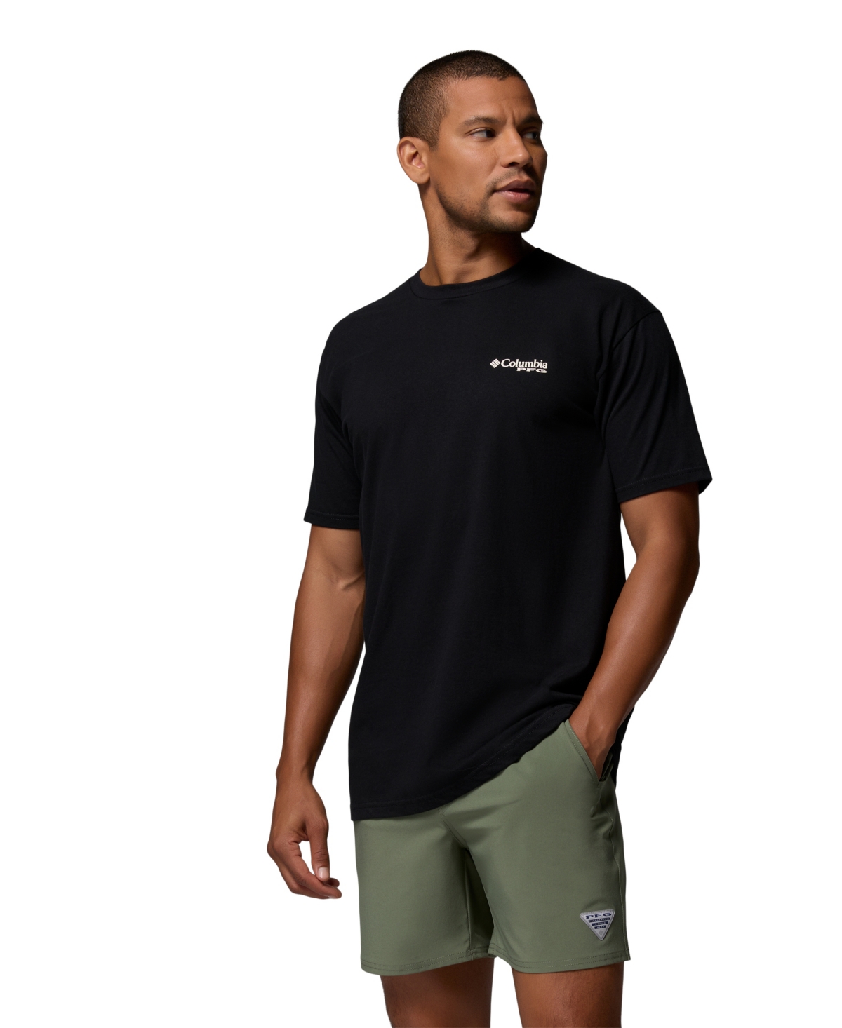 Click here for Columbia Mens Graphic T-Shirt - Black prices