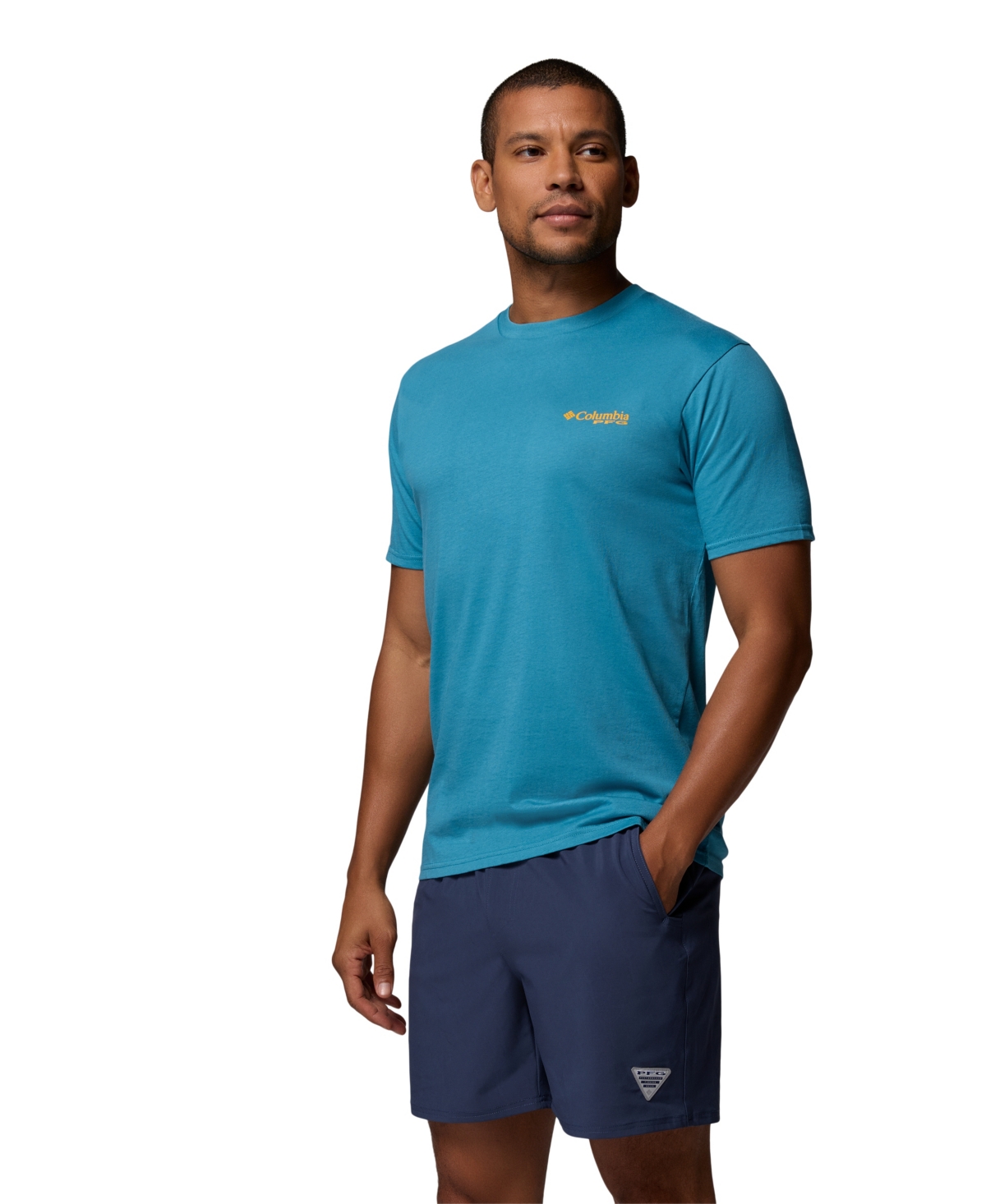 Click here for Columbia Mens Yuri Graphic T-Shirt - Canyon blue prices