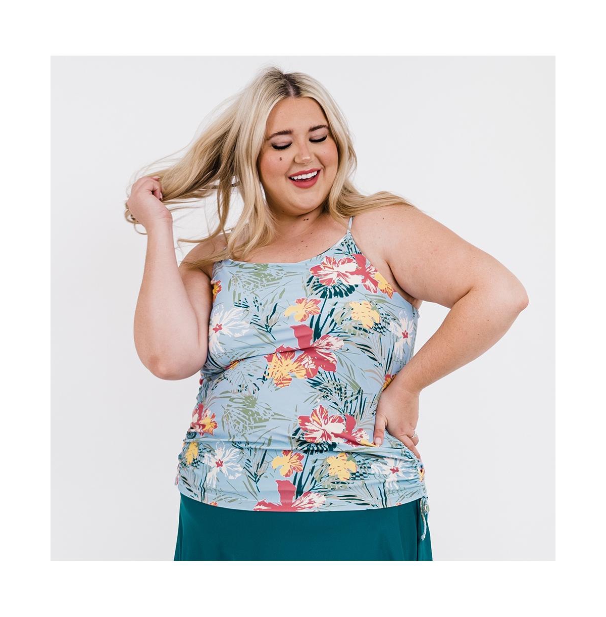 Click here for Calypsa Plus Size Adjustable Strap Maya Swim Top -... prices