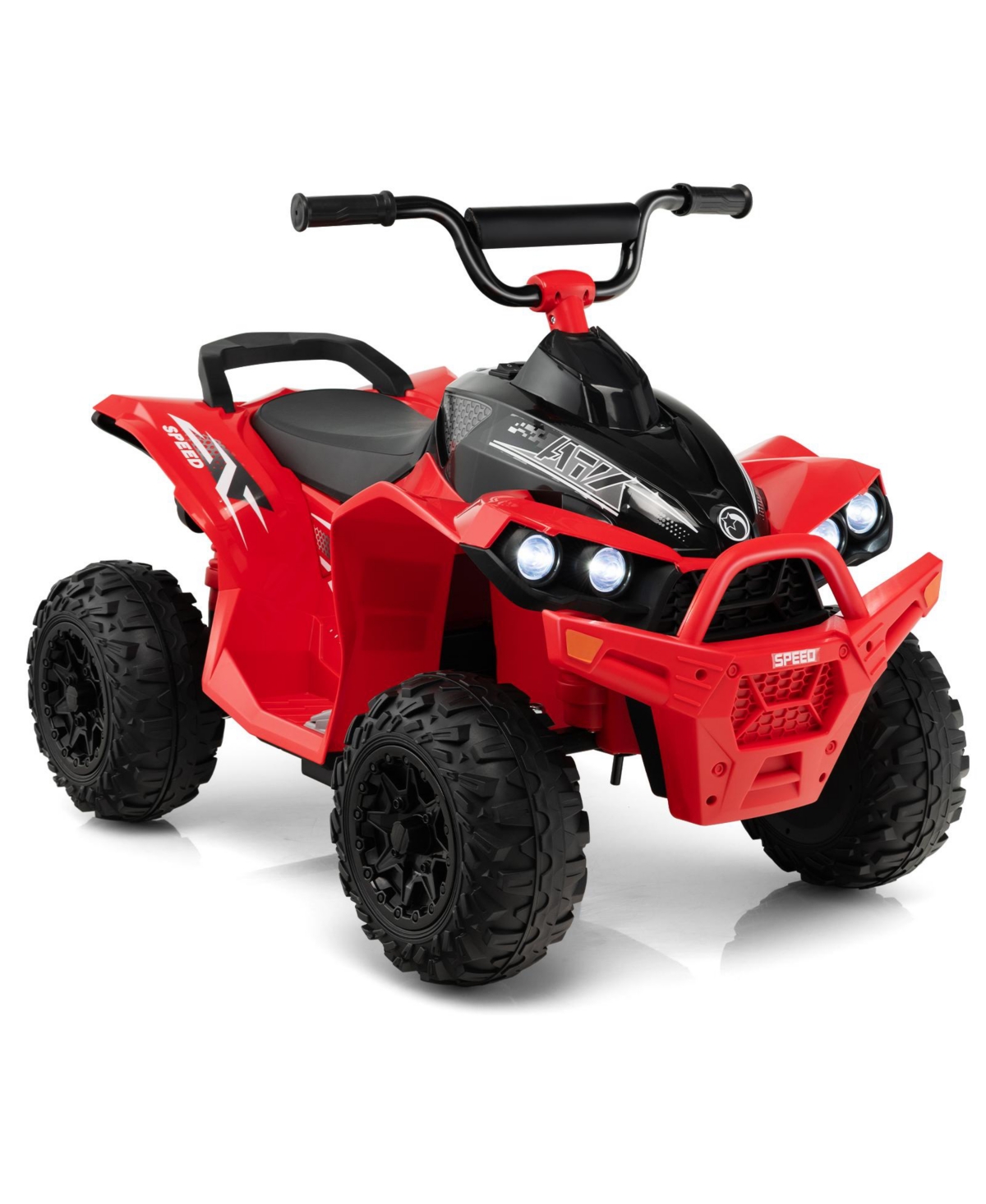 Click here for Electric Ride On Atv Four Wheel Toy for Kids - Red prices