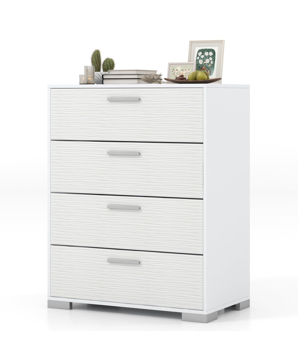 Click here for Volenca 4 Drawer Storage Cabinet with Metal Legs H... prices