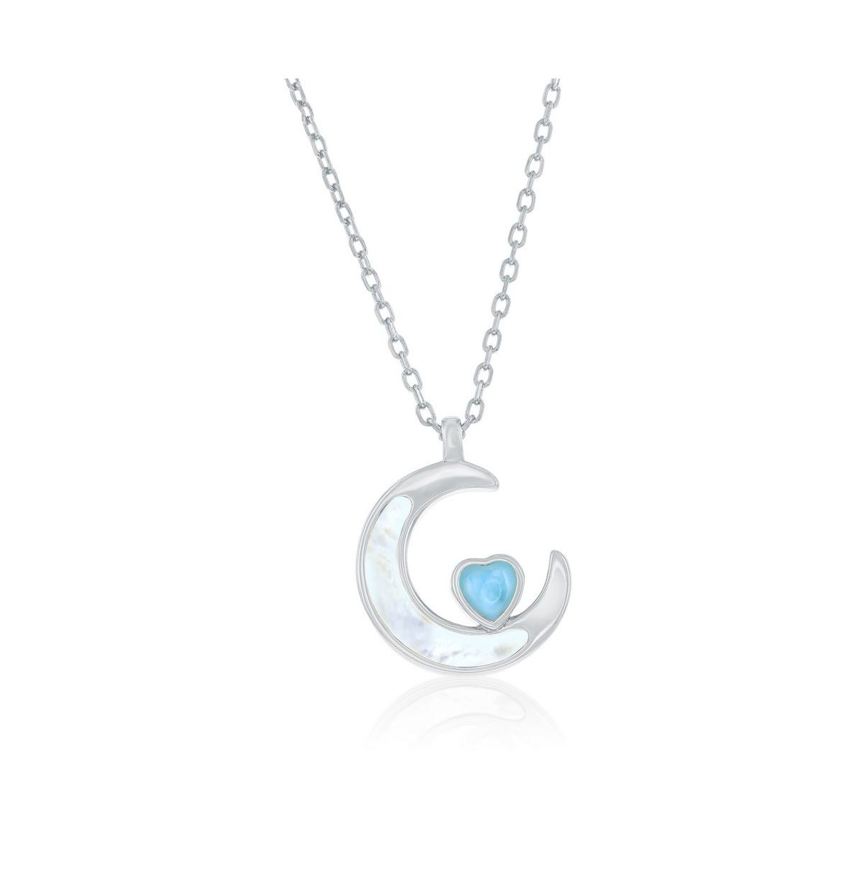 Click here for Caribbean Treasures Sterling Silver  Mop Crescent... prices