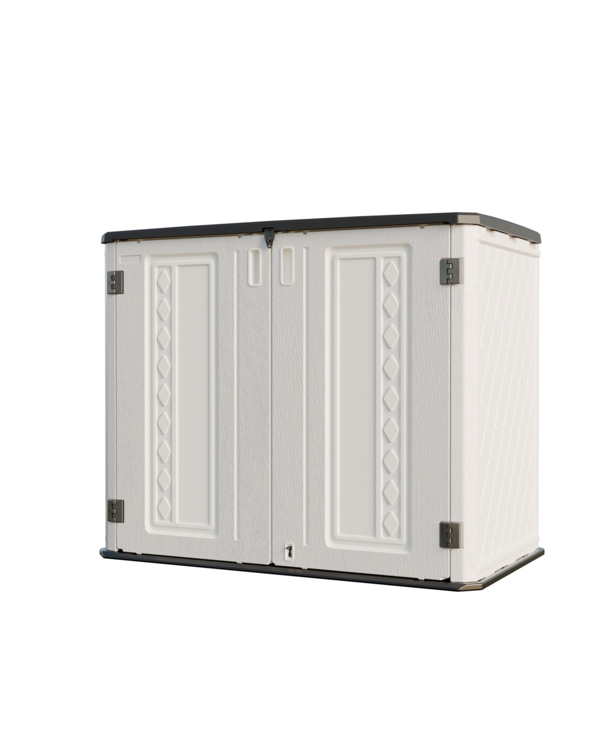 Click here for Decksplore Outdoor Storage Shed - Tall - White prices