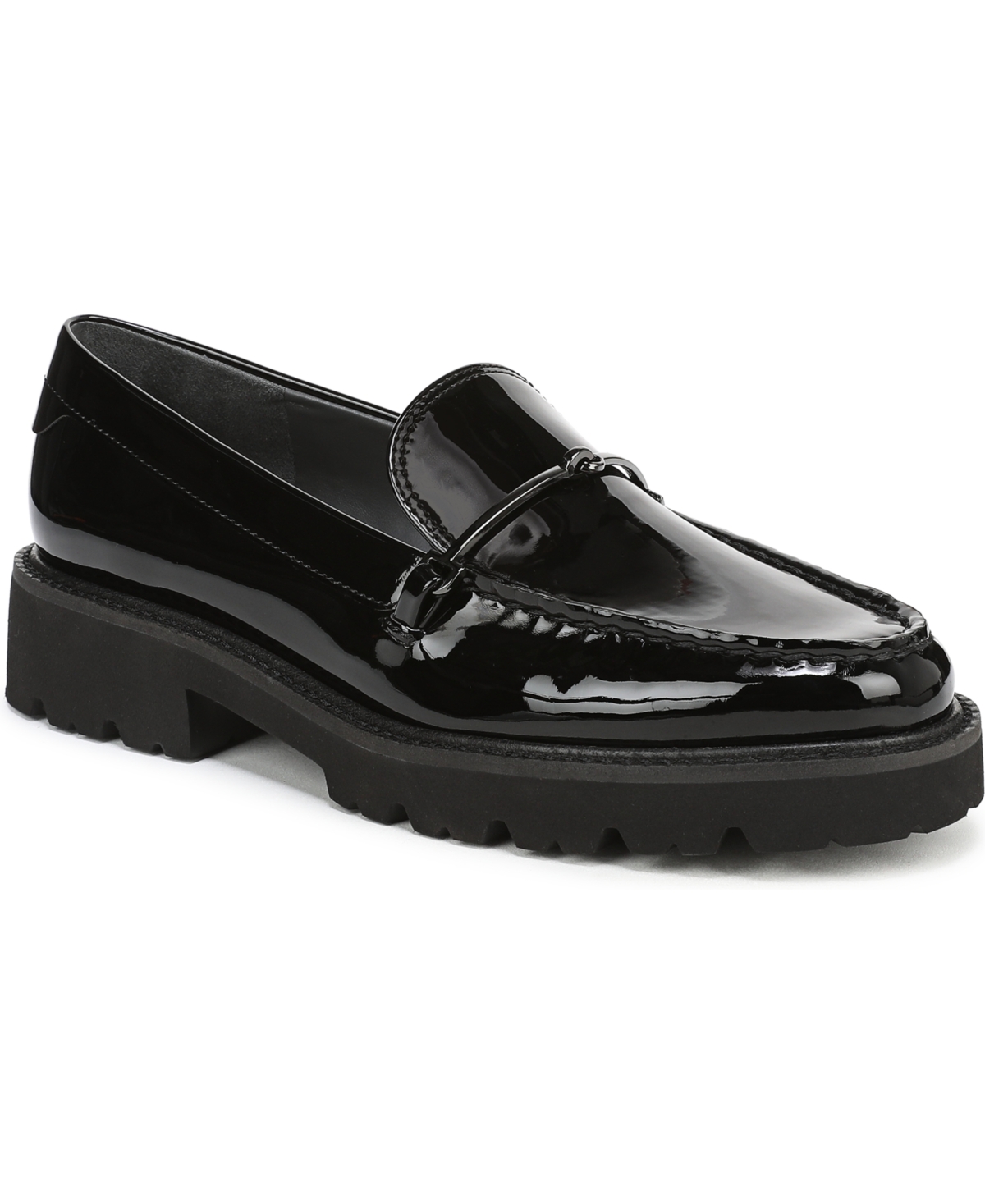 Click here for Franco Sarto Womens Senna Round Toe Lug Sole Loafe... prices