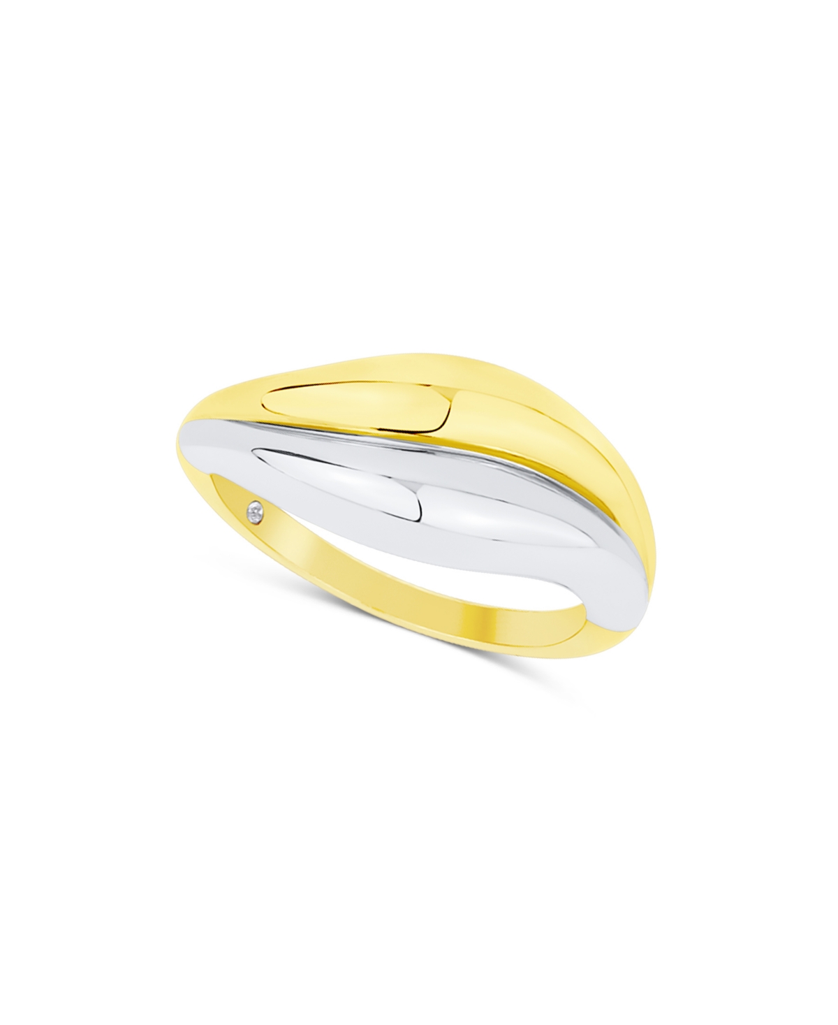 Click here for And Now This Two Tone Wave Ring - Two-tone prices