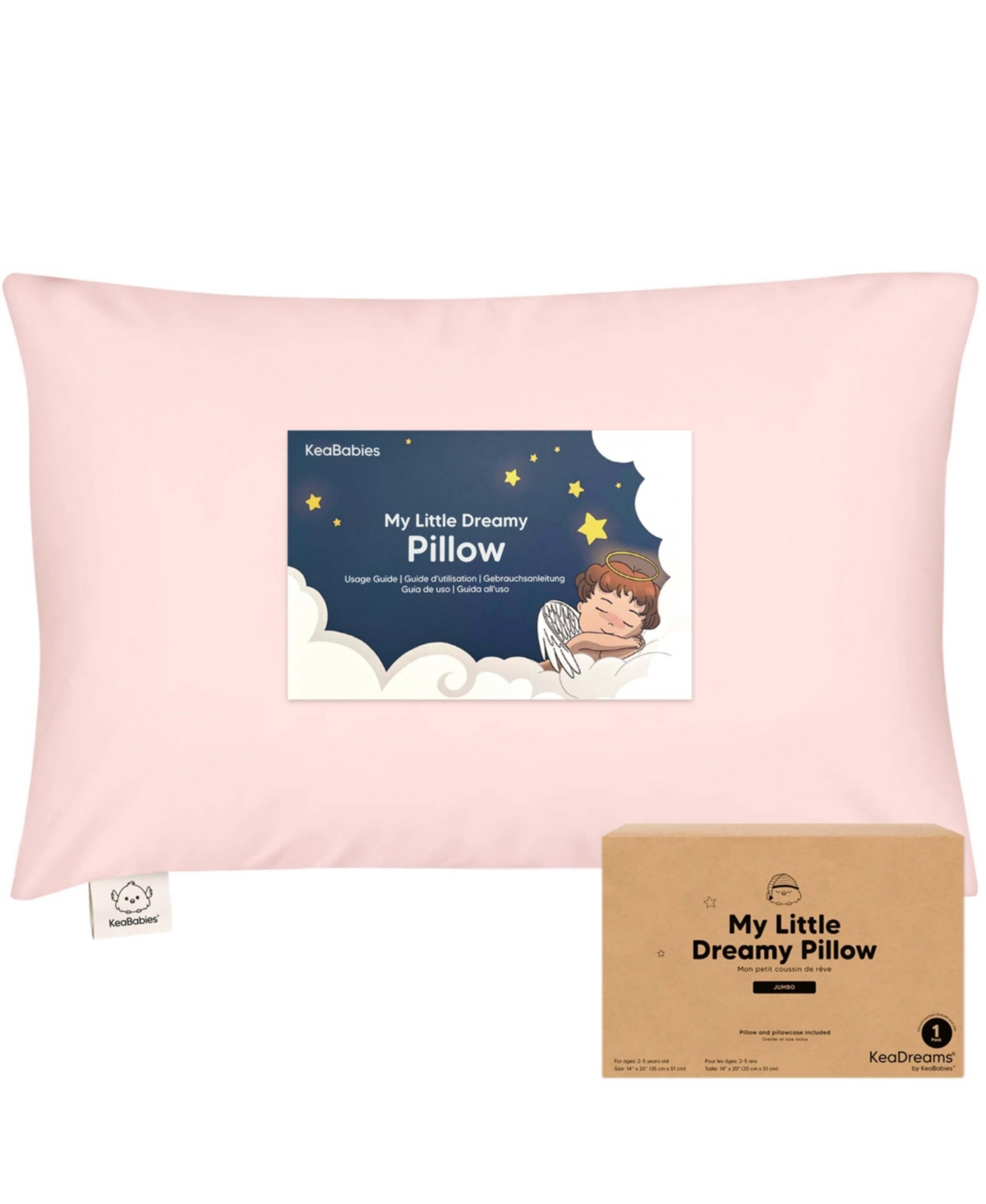 Click here for KeaBabies Jumbo Toddler Pillow with Pillowcase  14... prices