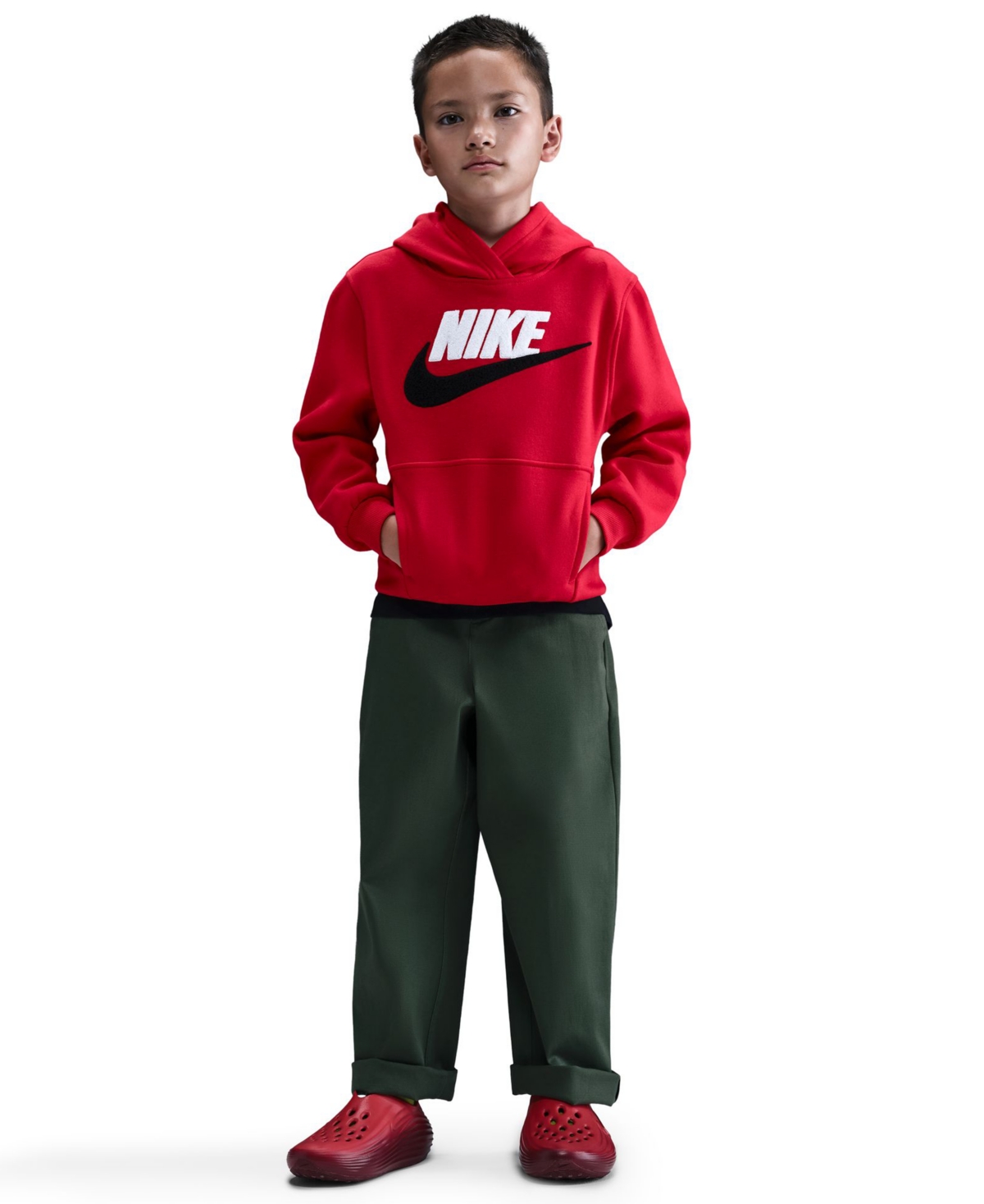 Click here for Nike Big Kids 8-20 Sportswear Club Fleece Hoodie -... prices