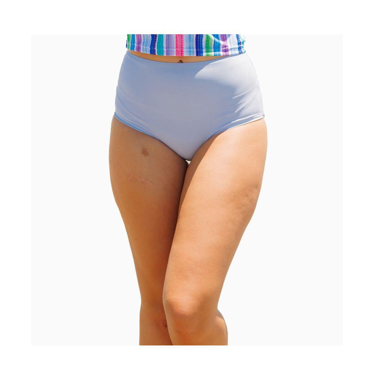 Click here for Calypsa Plus Size High-Waisted Bikini Bottom - Dus... prices