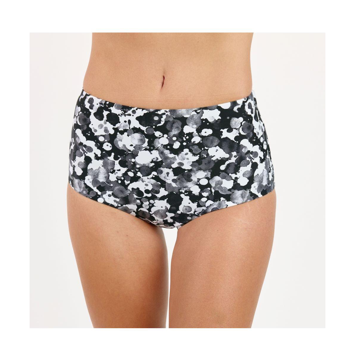 Click here for Calypsa Plus Size High-Waisted Bikini Bottom - Roc... prices