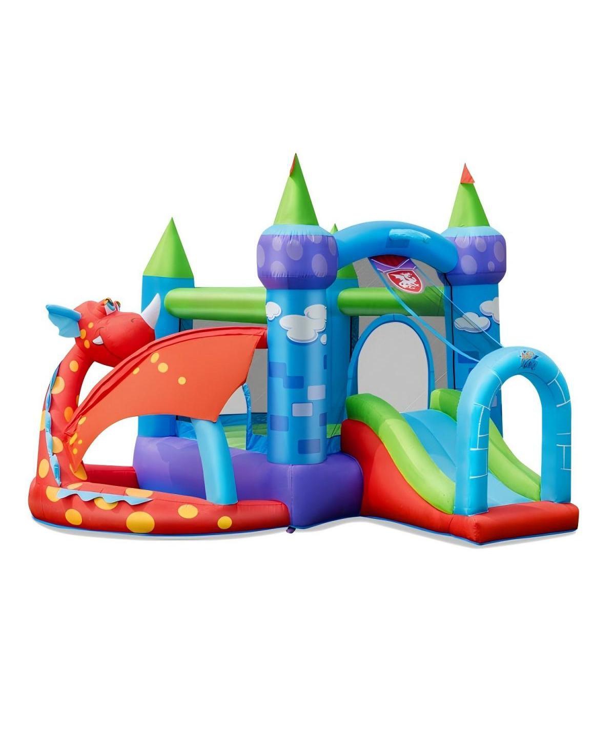 Click here for Inflatable Dragon Bounce House with Slide Basketba... prices