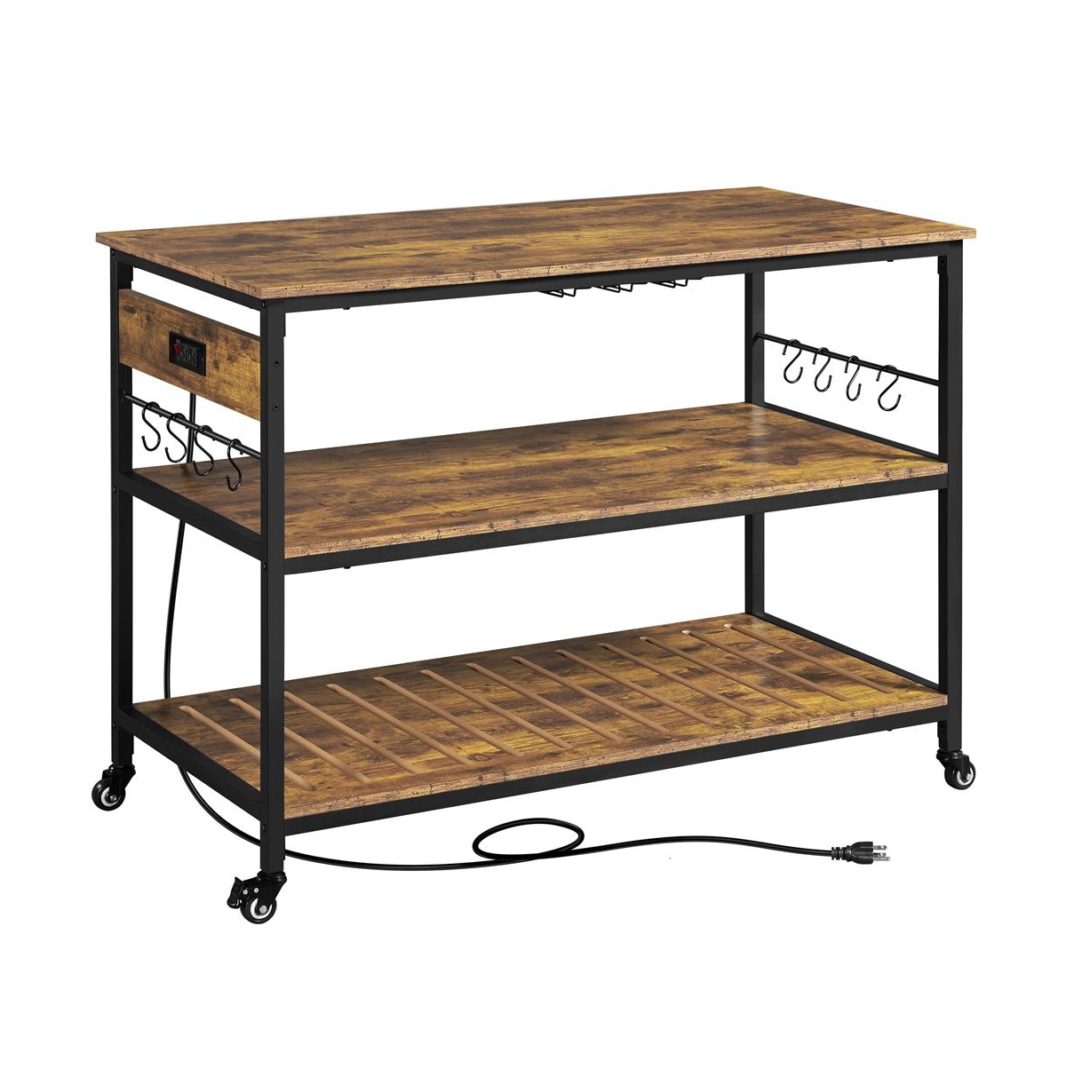 Click here for Yaheetech 36” H Rolling Kitchen Island Cart... prices