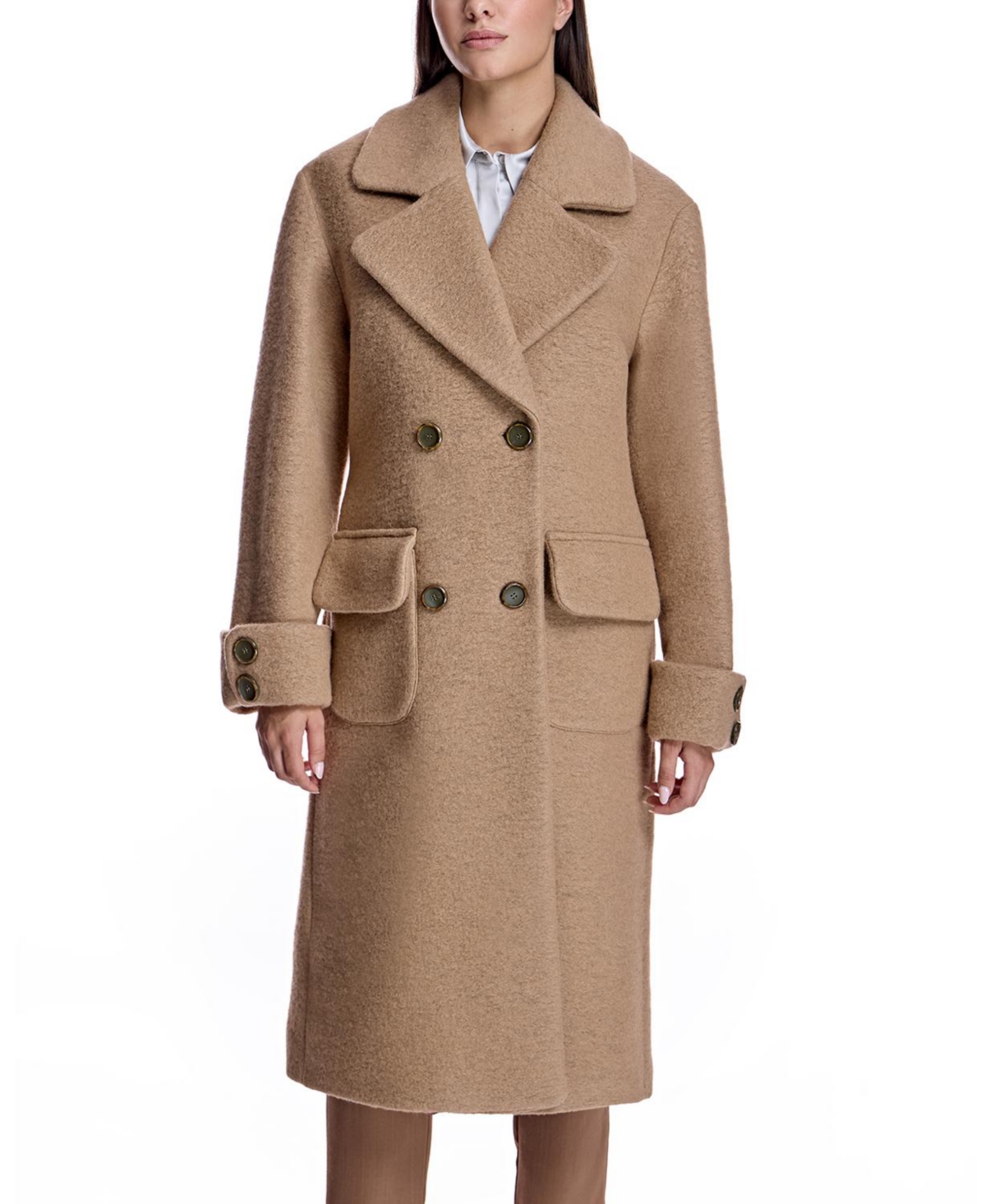 Click here for Julia & Stella by Maximilian Womens Wool Wrap Coat... prices
