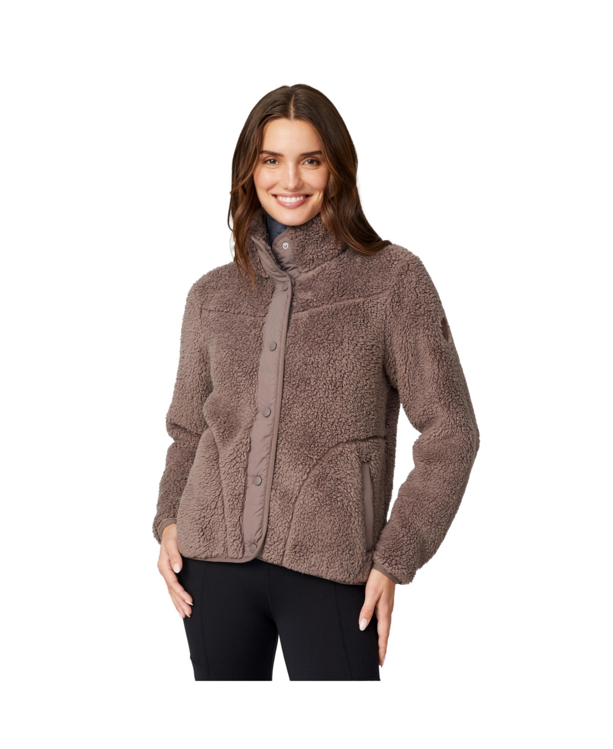 Click here for Free Country Womens Sherpa Butter Pile Button Fron... prices