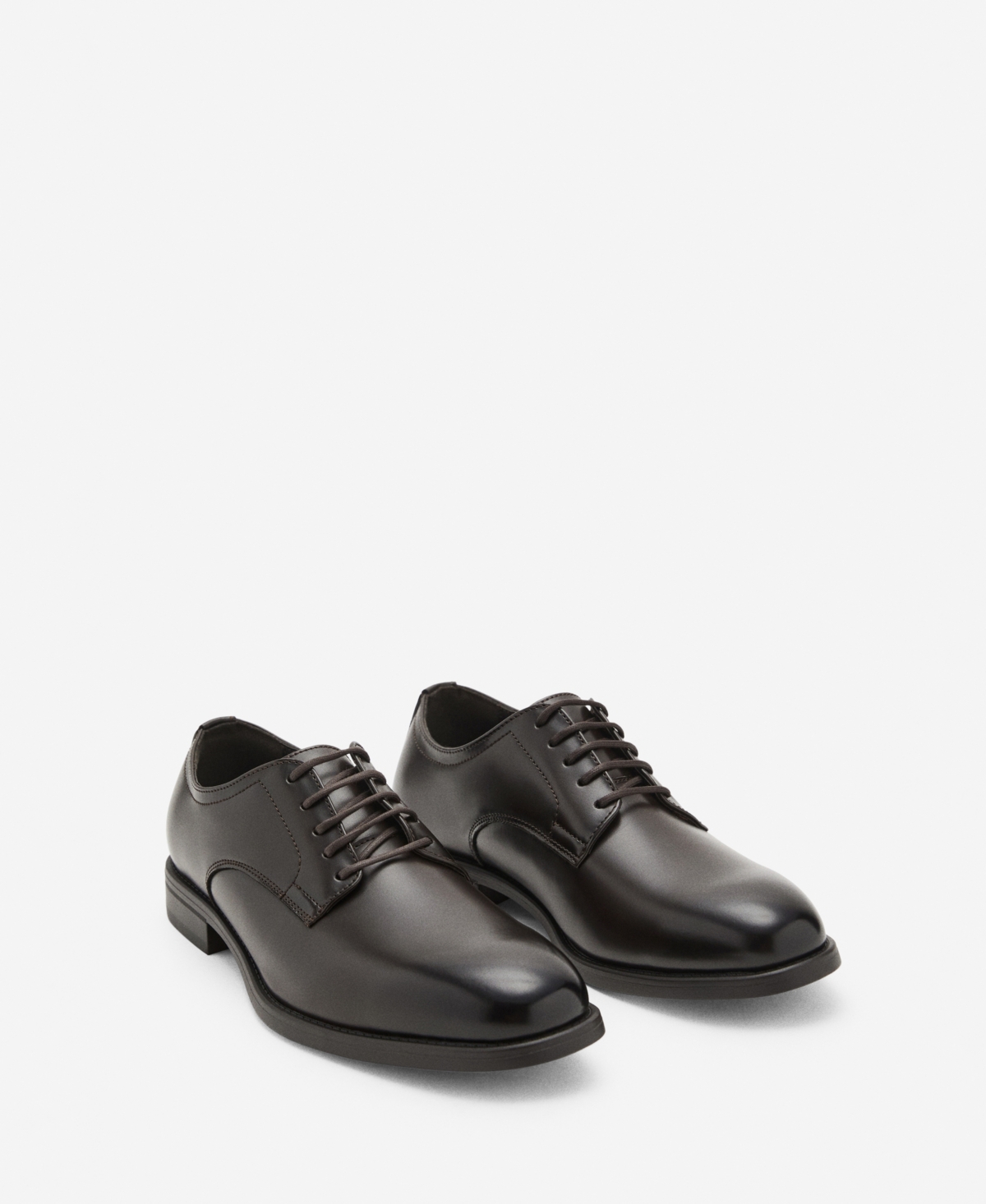 Click here for Mango Mens Blucher Suit Shoes - Brown prices