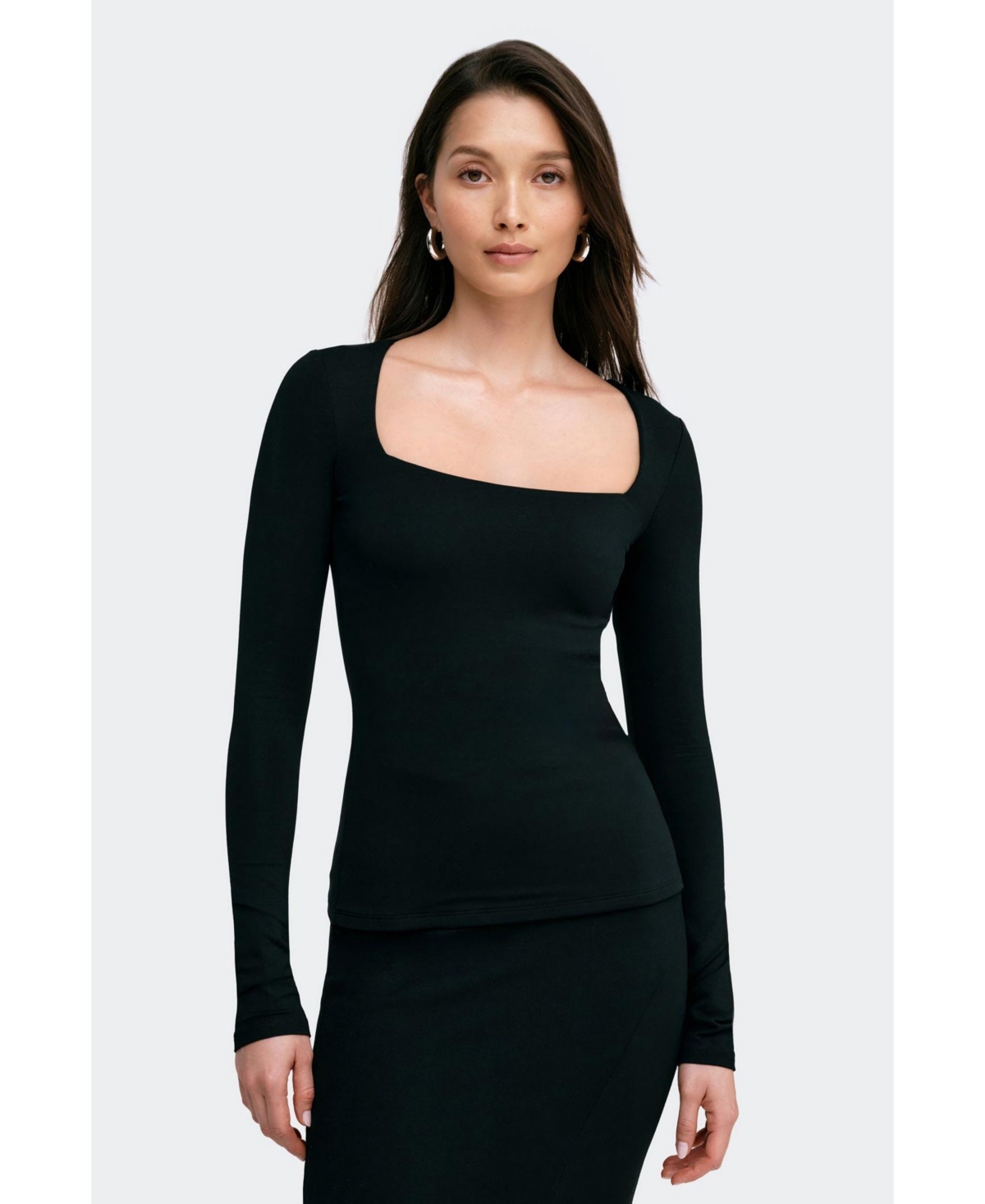 Click here for Marcella Plus Size Yvonne Top - Black prices