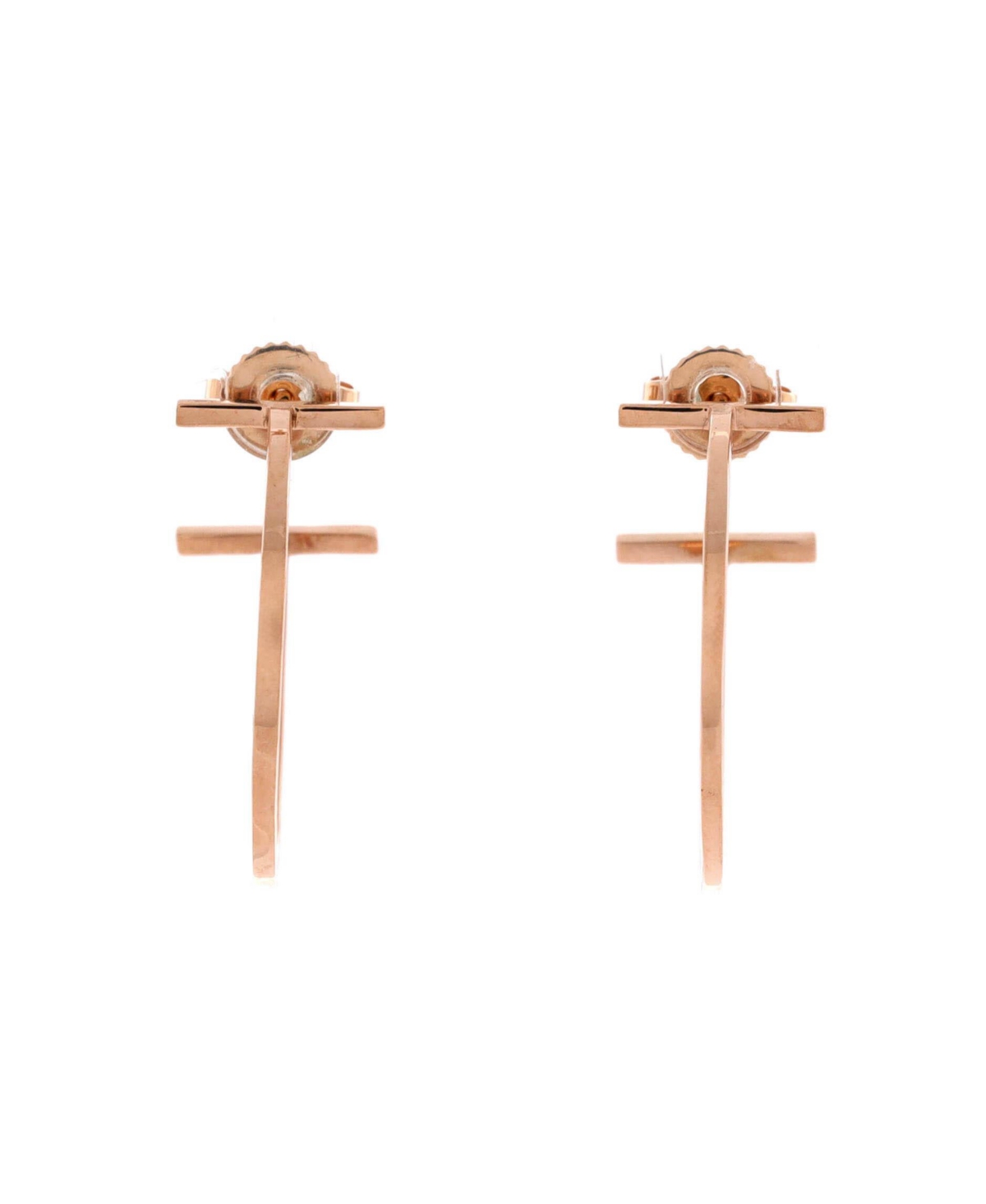 Click here for Pre-Owned Tiffany & Co. T Wire Hoop Earrings - 18k... prices