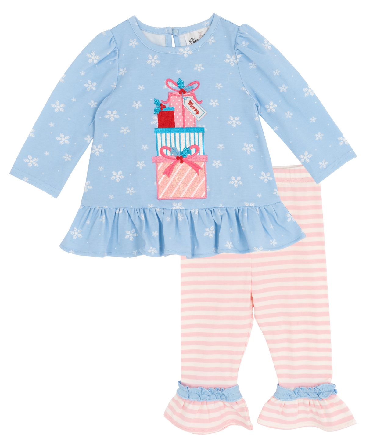 Click here for Rare Editions Baby Girls 2-Piece Printed Top and S... prices