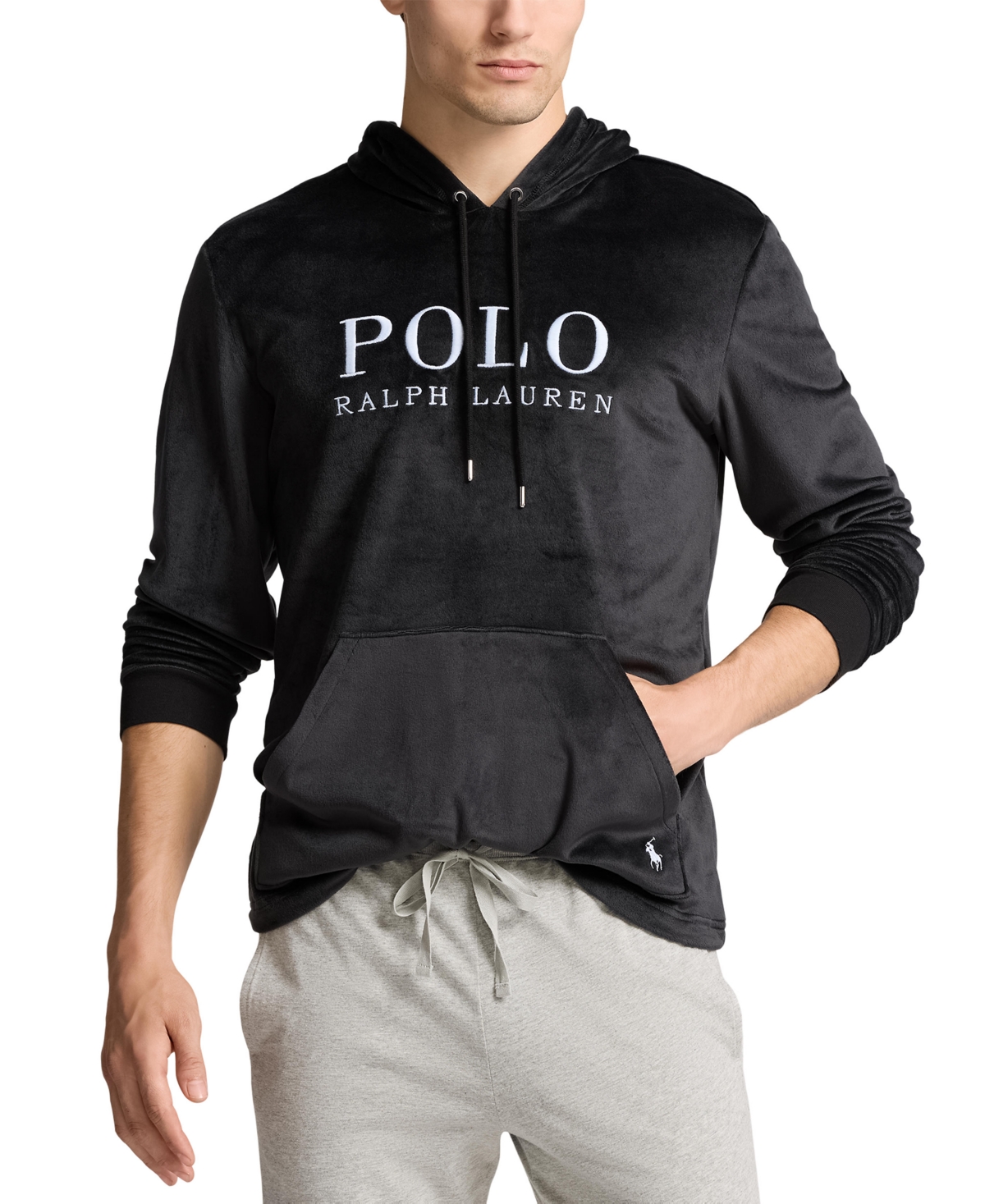 Click here for Polo Ralph Lauren Mens Plush Velour Long Sleeve Re... prices