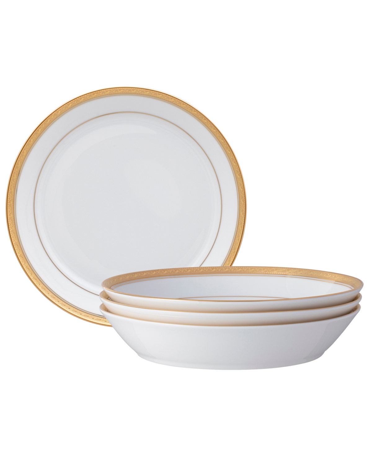 Click here for Noritake Crestwood 4-Pc. Coupe Dinner Bowl Set  Se... prices
