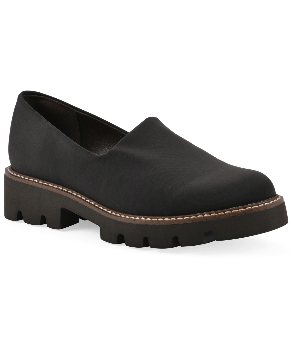 Click here for White Mountain Womens Gianni Lug Sole Flat - Brown prices