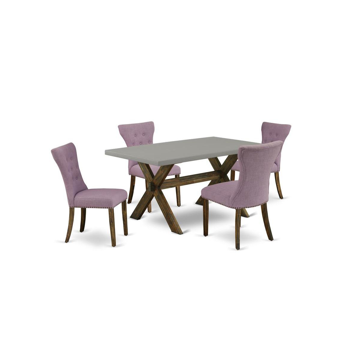 Click here for East West Furniture 5-Pc kitchen table set Include... prices