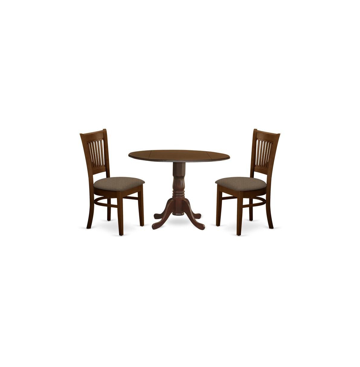 Click here for East West Furniture 3 Pc2-drop-leaf Dining Table a... prices