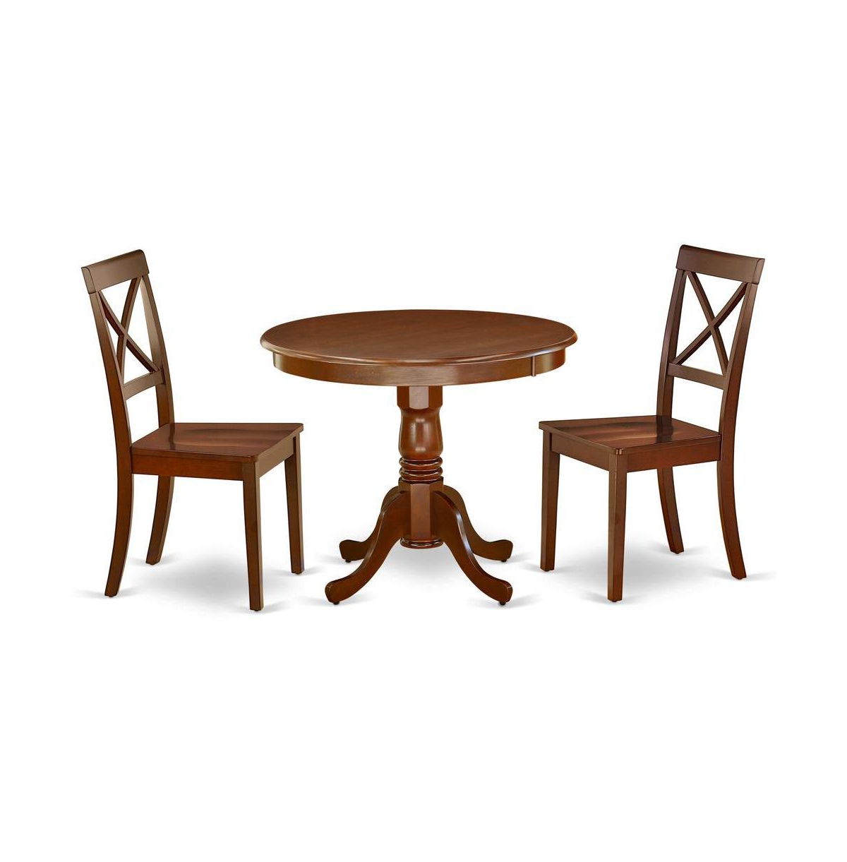 Click here for East West Furniture Dining Room Set Mahogany - Mah... prices