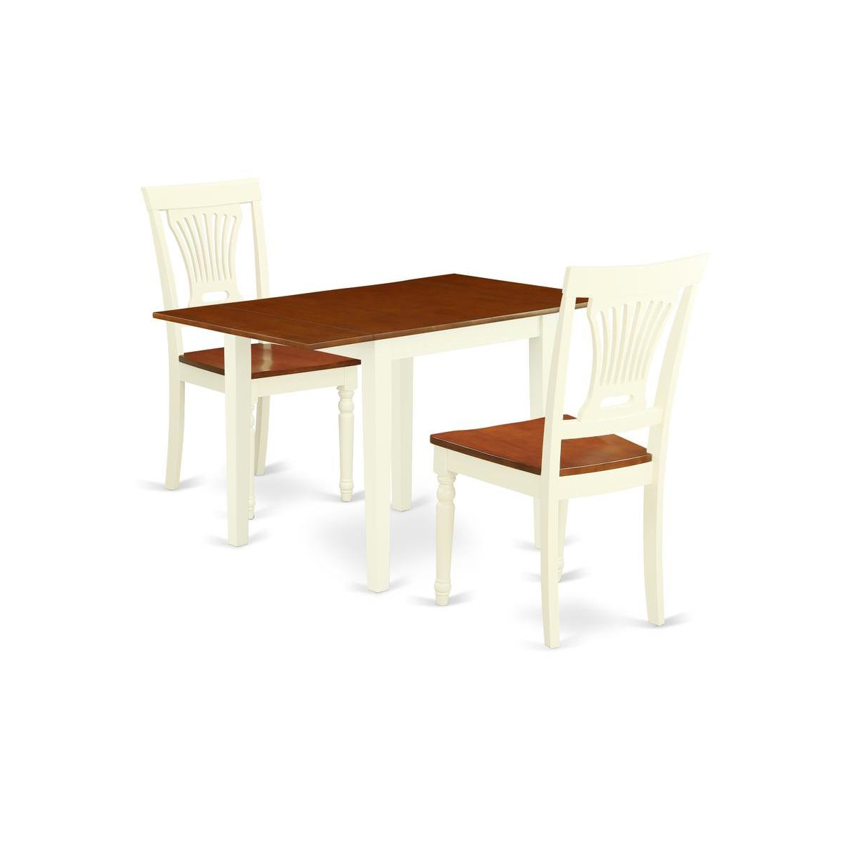 Click here for East West Furniture Dining Room Set Buttermilk & C... prices