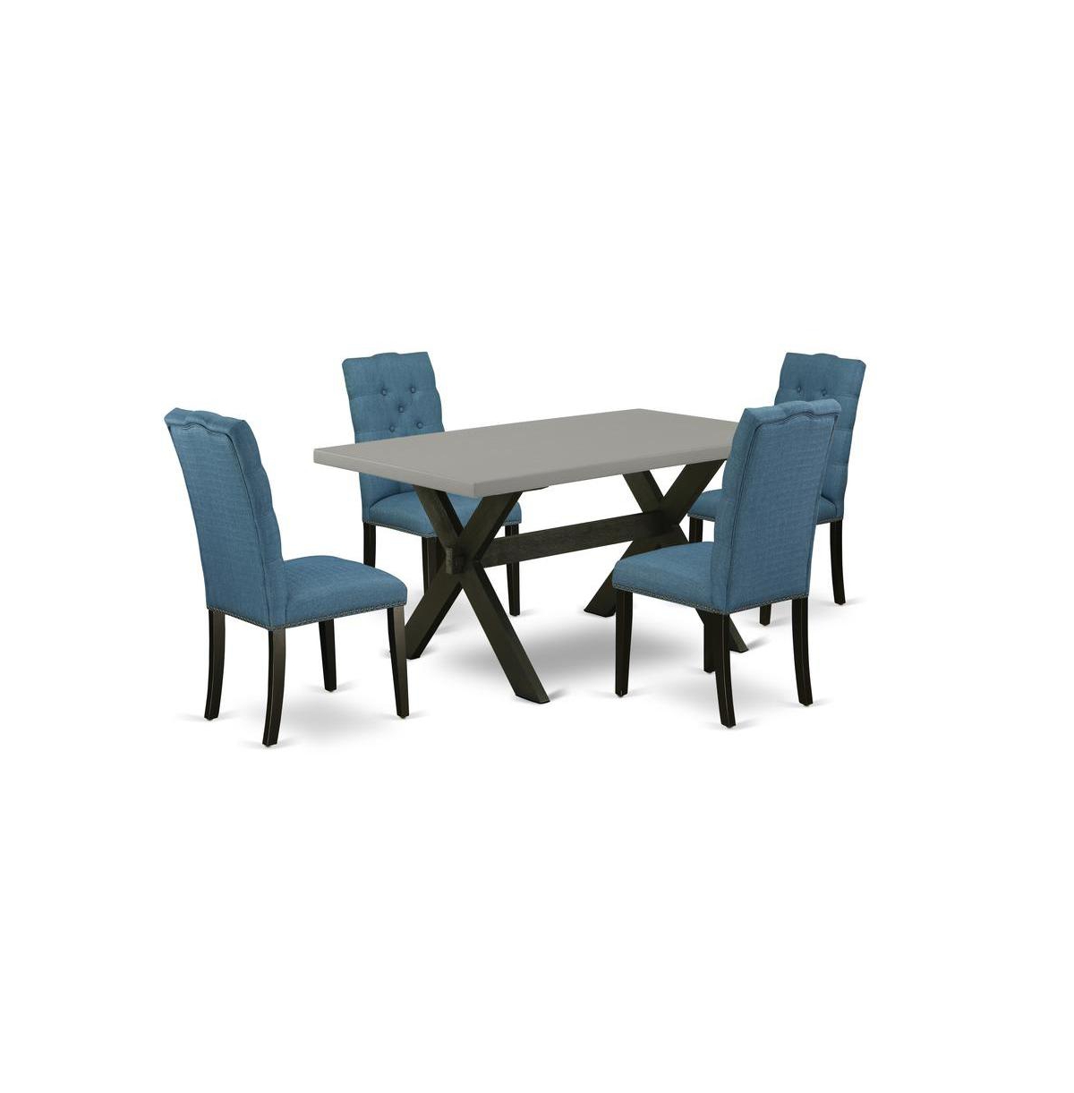 Click here for East West Furniture 5-Piece Beautiful Dining Room... prices